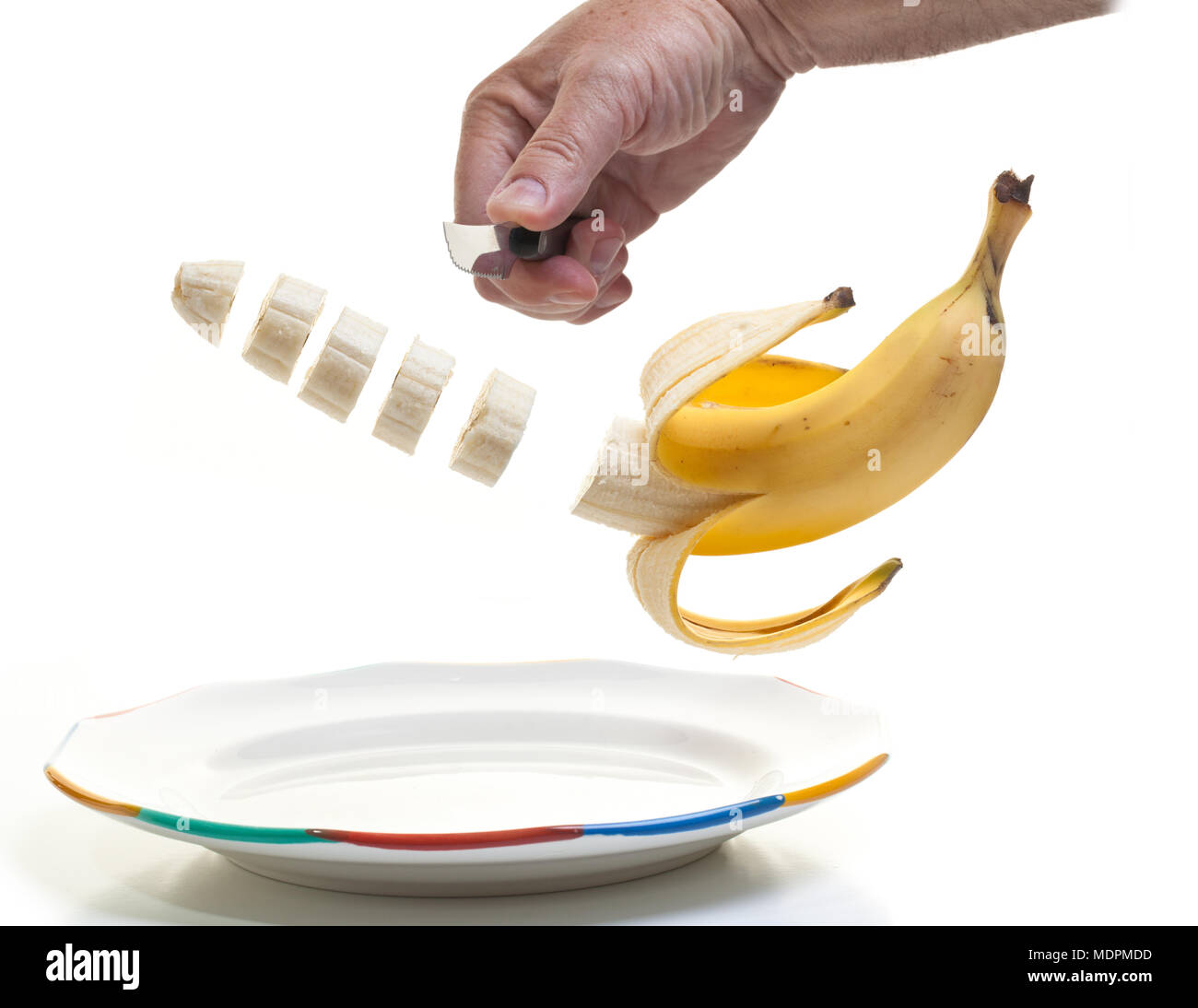 Slicing Banana Stock Photos & Slicing Banana Stock Images - Alamy