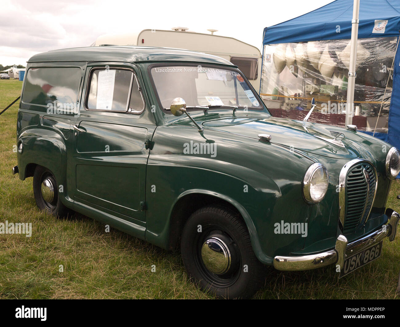 Classic Austin van on display at Rauceby war weekend, Lincolnshire ...