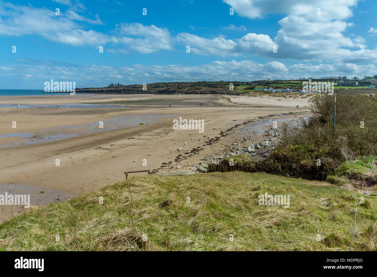 A view of Lligwy beach on Anglesey, in North Wales Stock Photo - Alamy