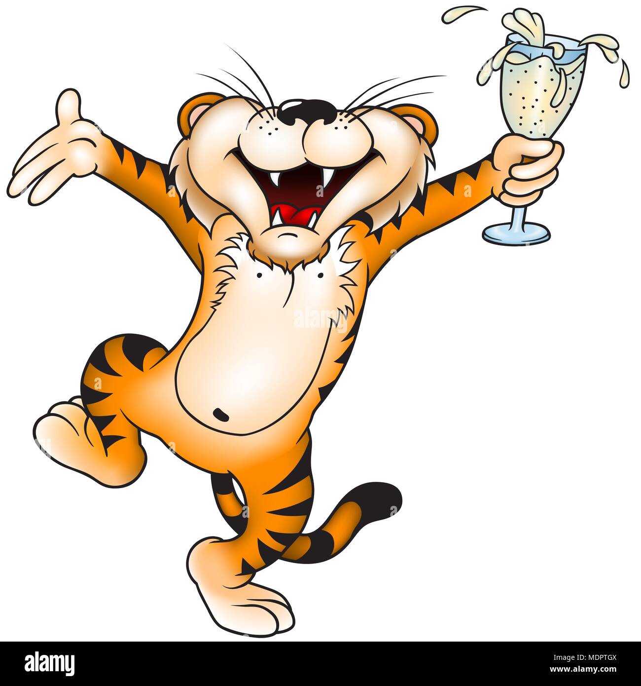 Tiger hand drawn clipart hi-res stock photography and images - Alamy