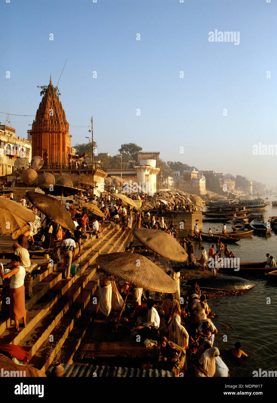 Varanasi ghat area hi-res stock photography and images - Alamy