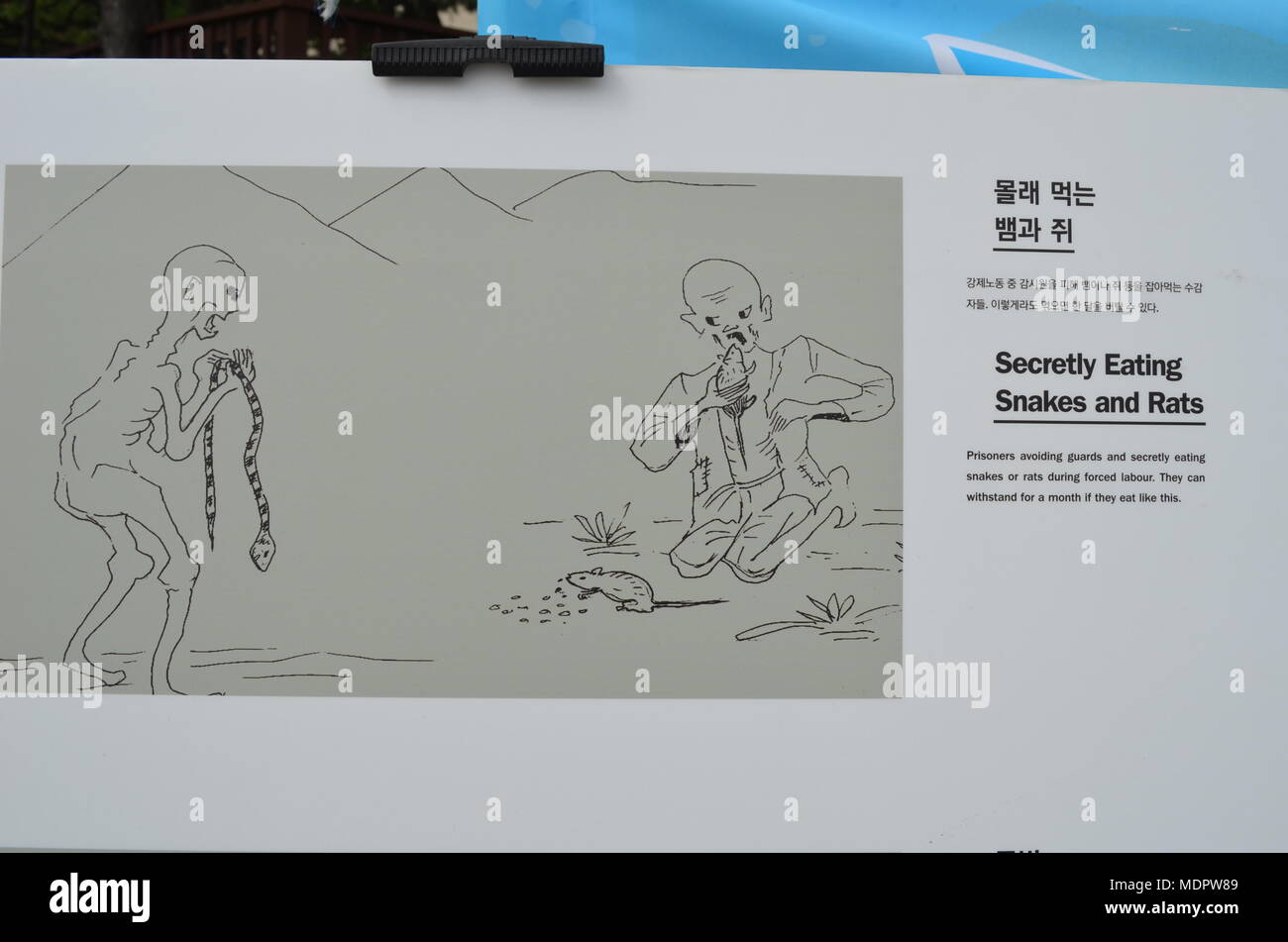 Artistic depiction of North Korean labor camp Stock Photo - Alamy