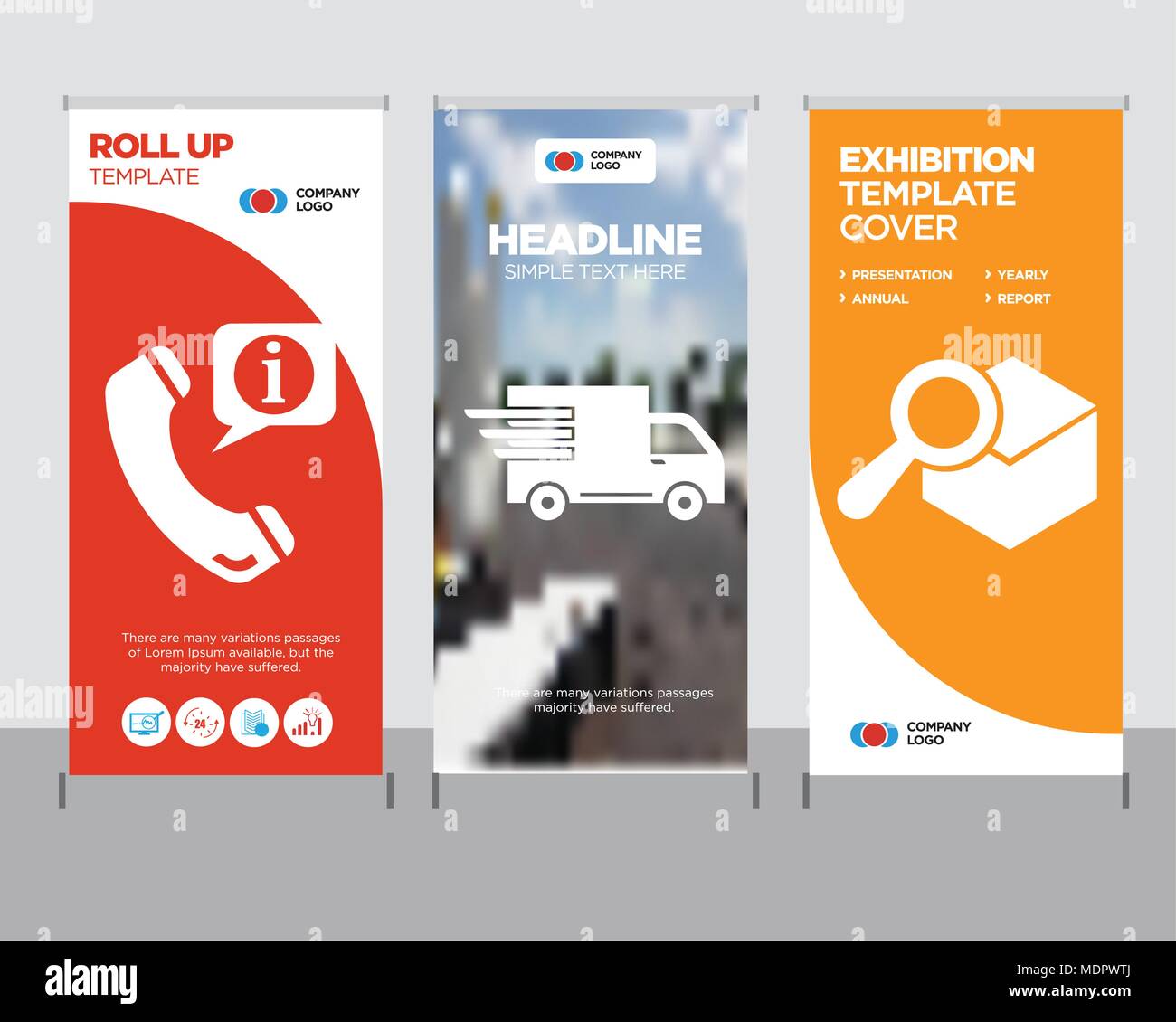 Search delivery service tool modern business roll up banner design ...