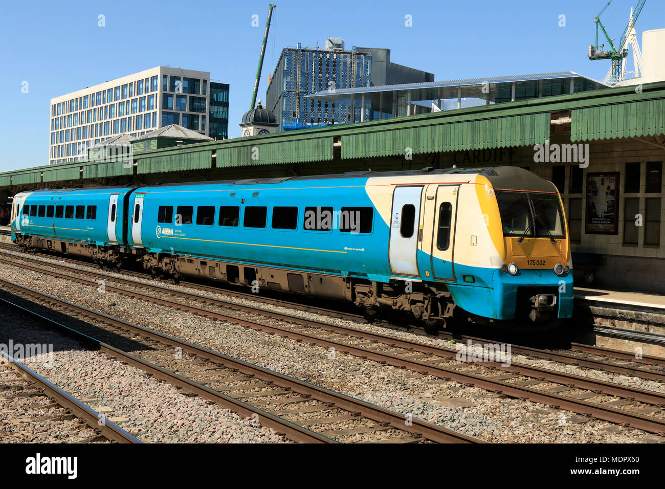 Arriva Trains Wales Class 175 175002 at Cardiff Central Railway Station ...