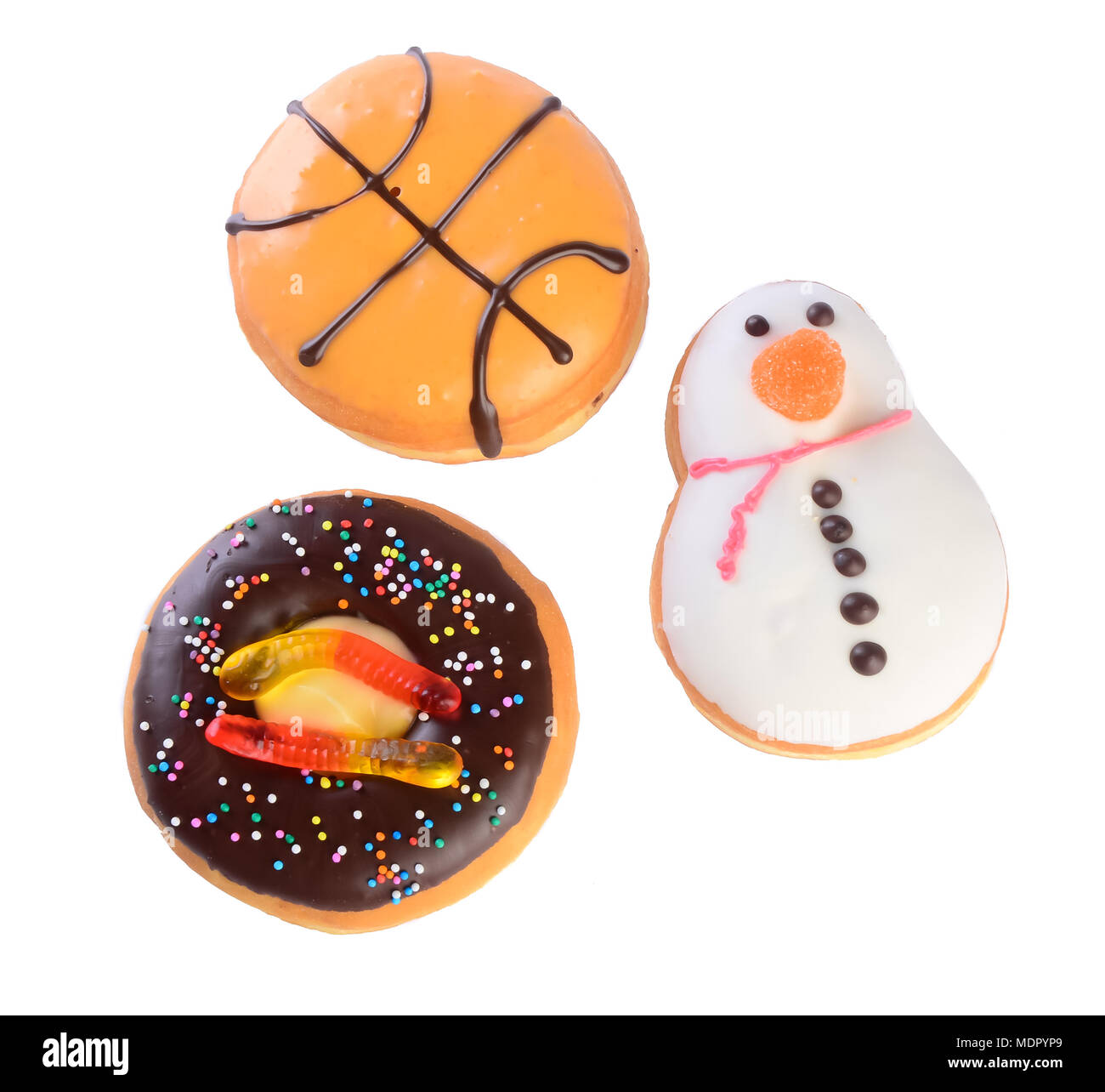 donut. Assorted donuts on background Stock Photo - Alamy