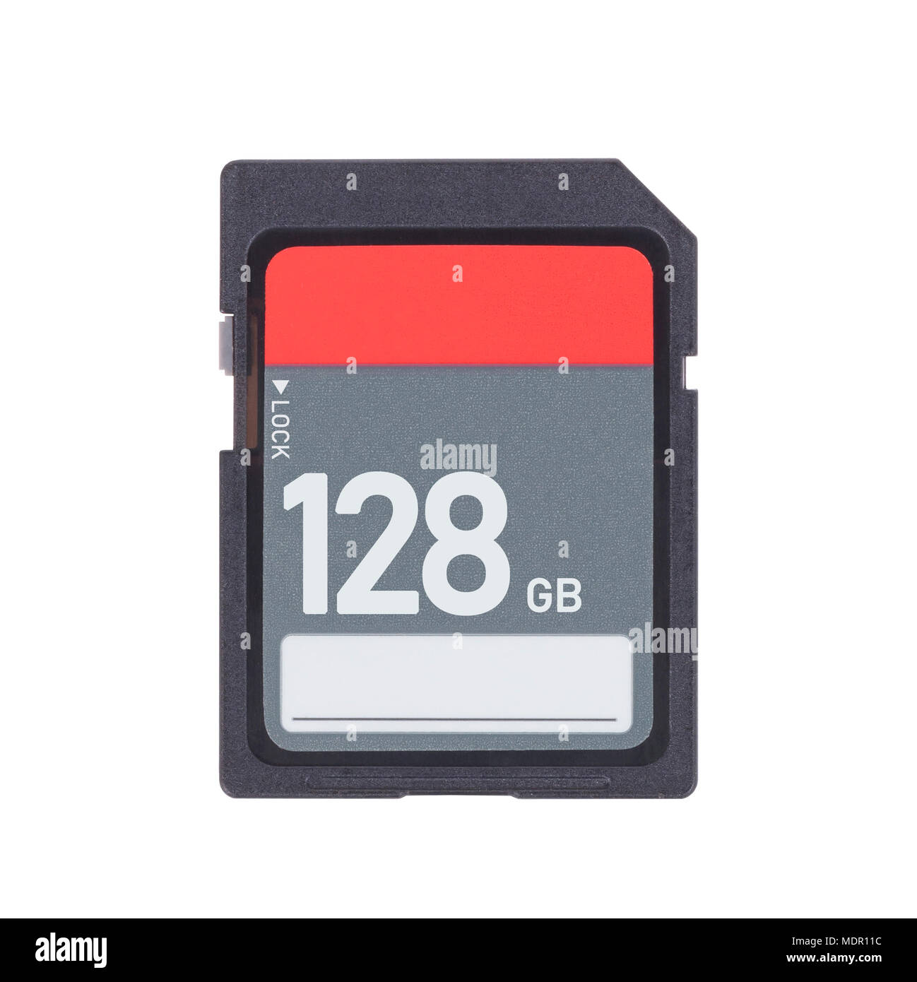SD Memory card isolated on white background - 128 Gigabyte Stock Photo ...