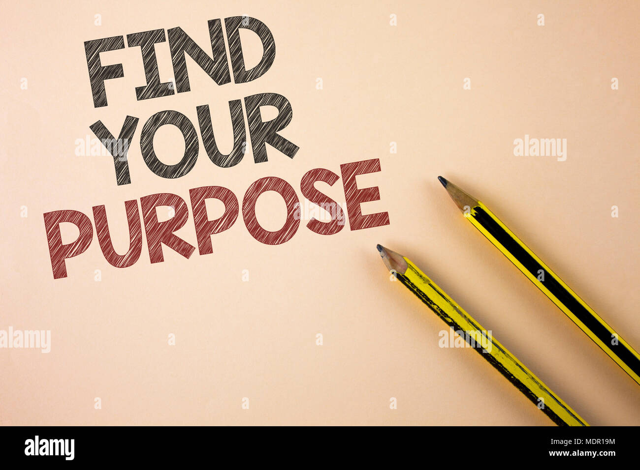 Writing note showing Find Your Purpose. Business photo showcasing life ...