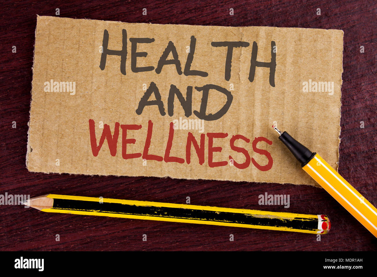 Text sign showing Health And Wellness. Conceptual photo being in good ...