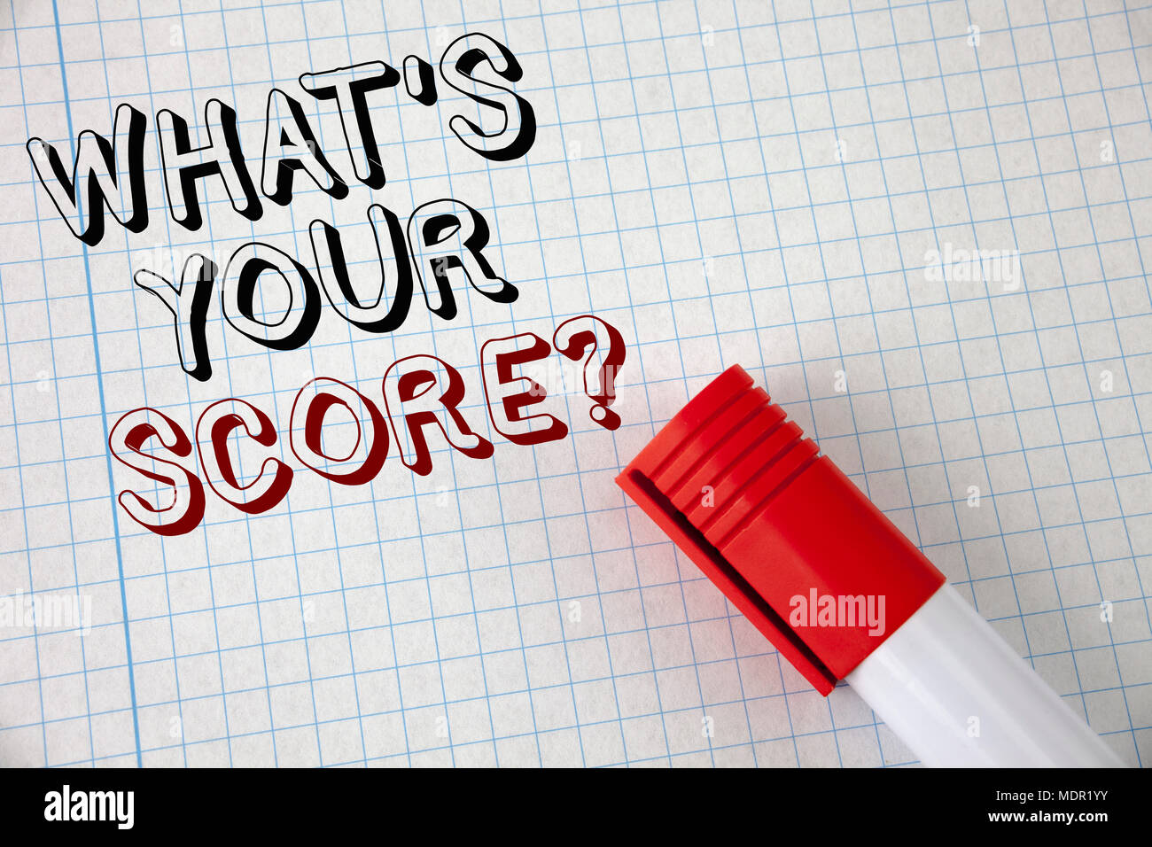 Exam paper graded hi-res stock photography and images - Alamy