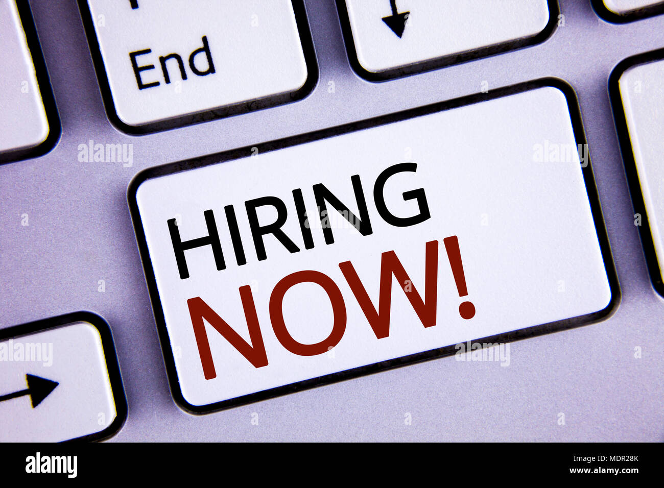 Handwriting text writing Hiring Now Motivational Call. Concept meaning ...