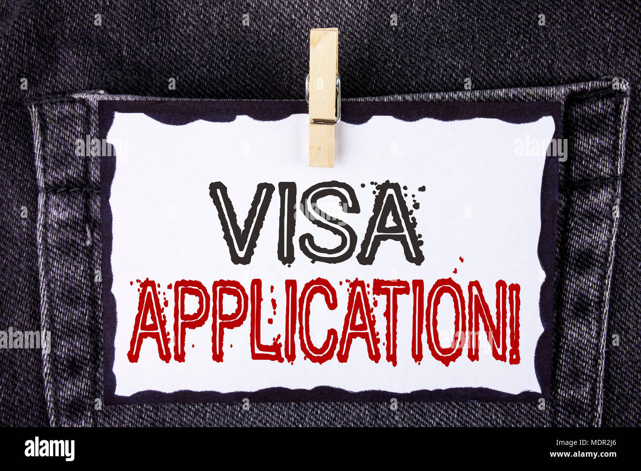 Word writing text Visa Application Motivational Call. Business concept ...