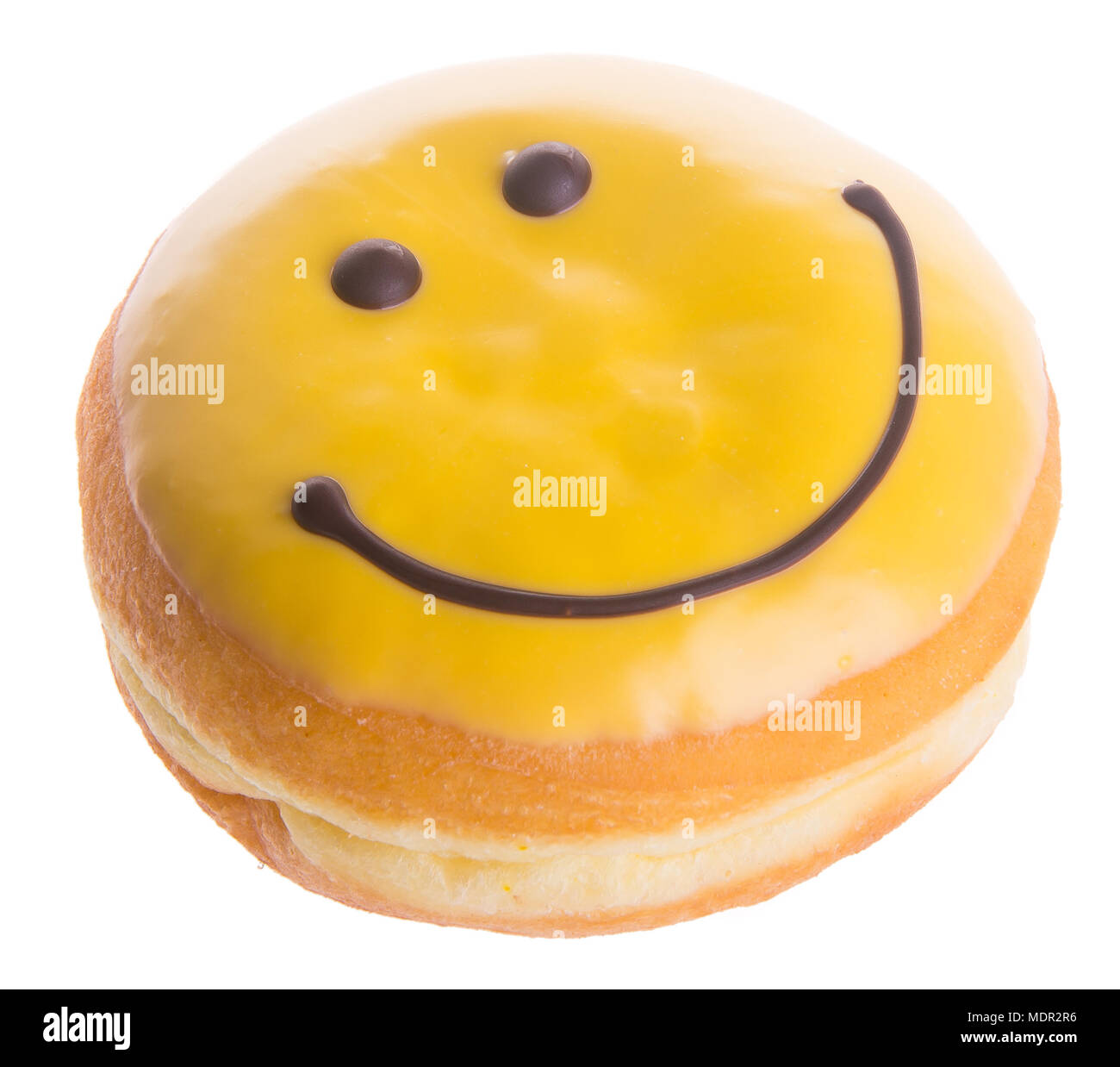 donut. happy face donut in background Stock Photo - Alamy