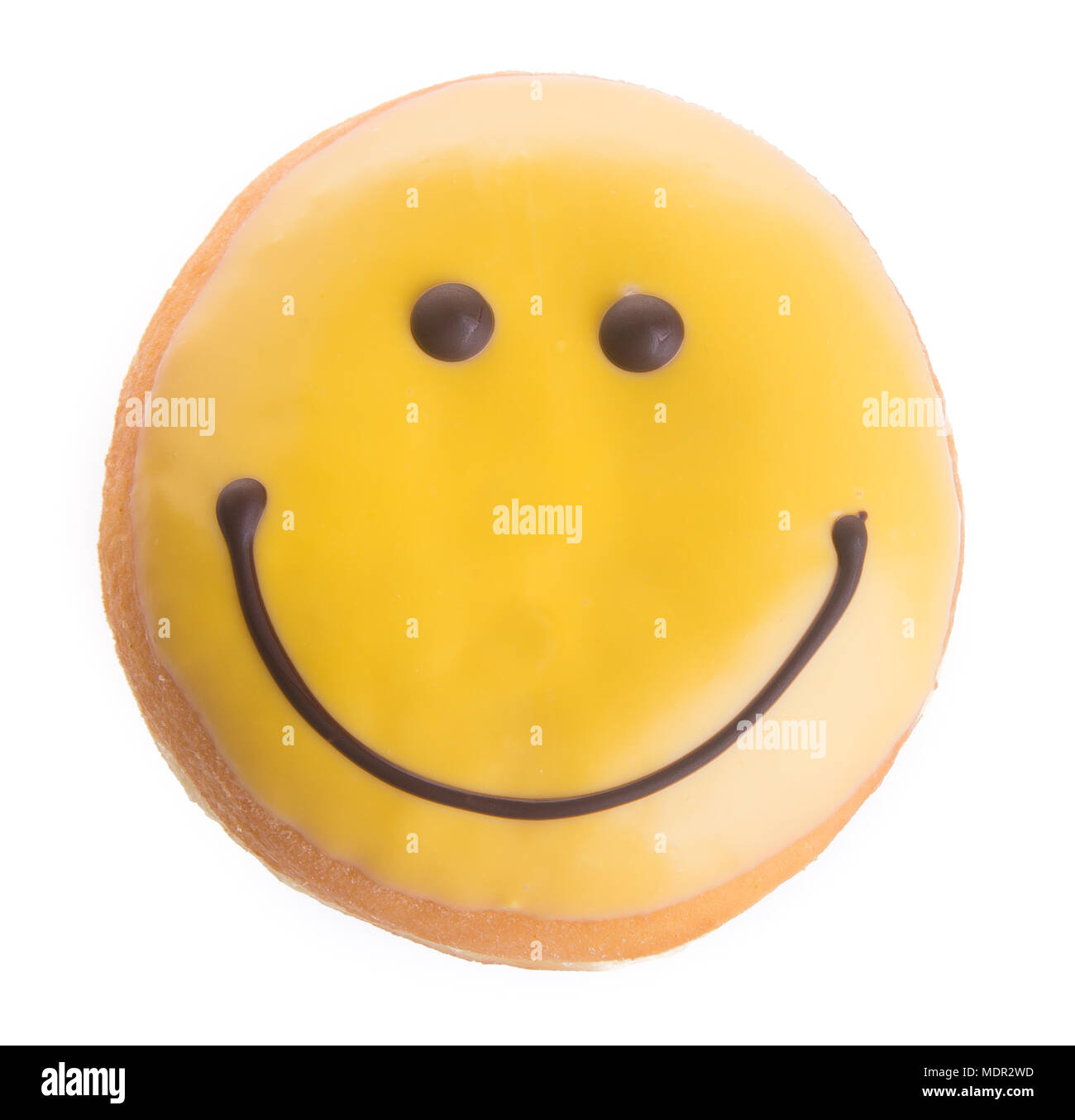 donut. happy face donut in background Stock Photo - Alamy