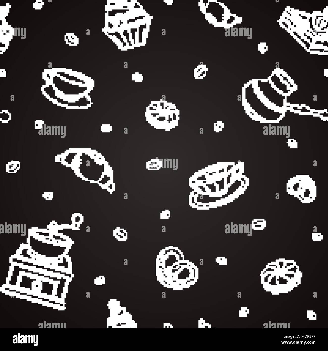 Coffee seamless pattern Stock Vector Image & Art - Alamy