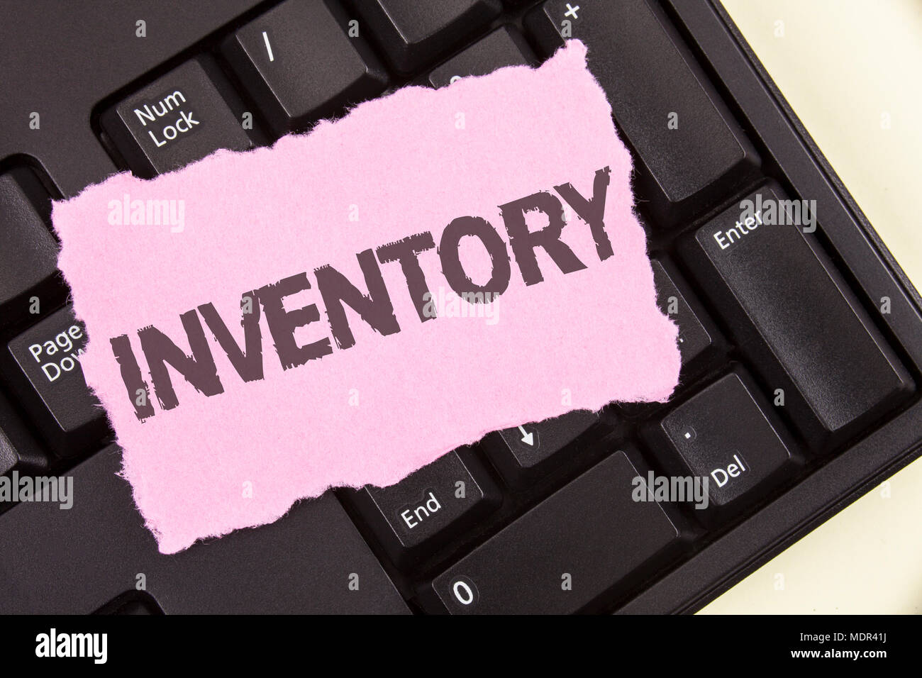 Conceptual hand writing showing Inventory. Business photo showcasing ...