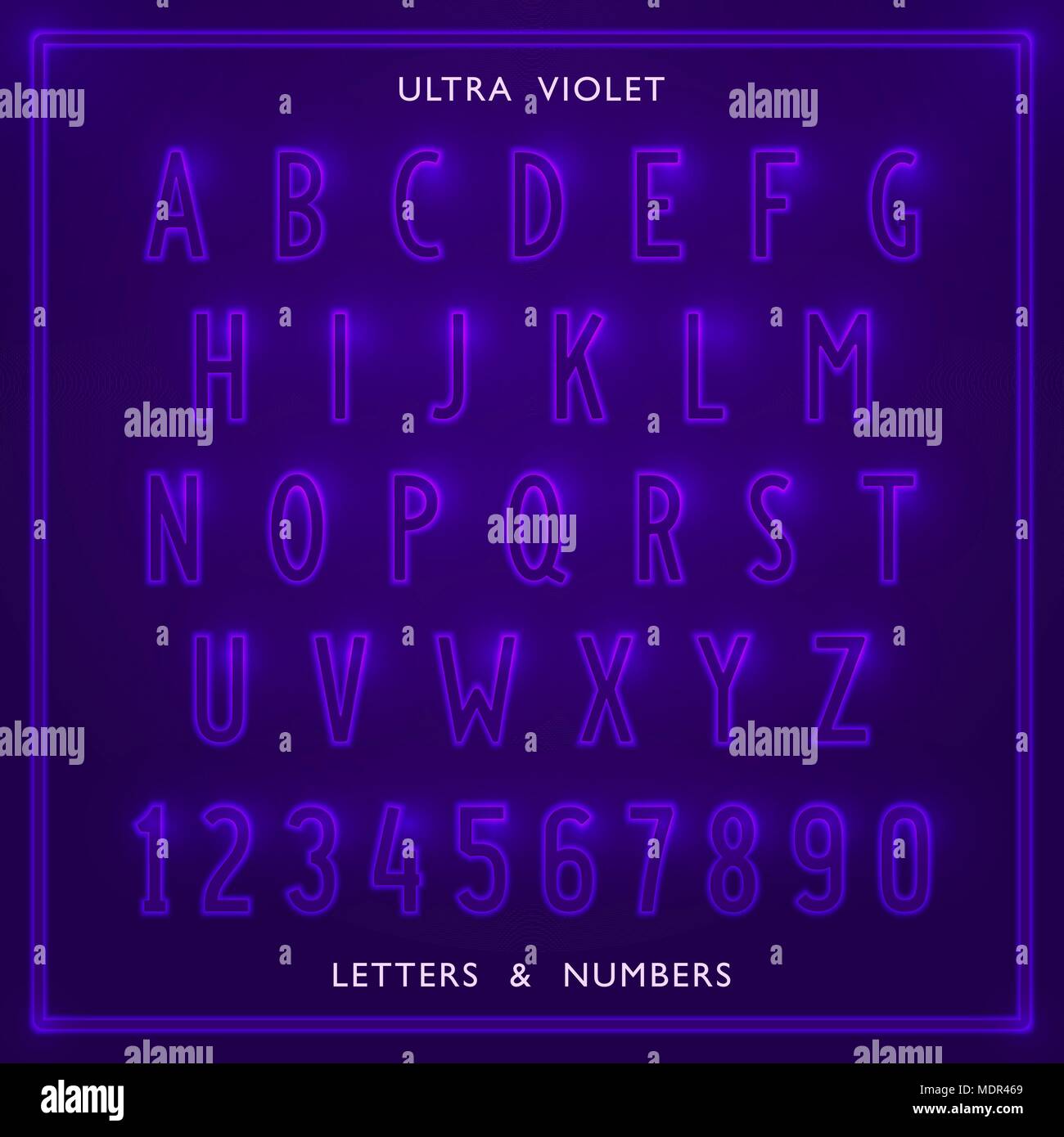 Fluorescent ultraviolet Stock Vector Images - Alamy