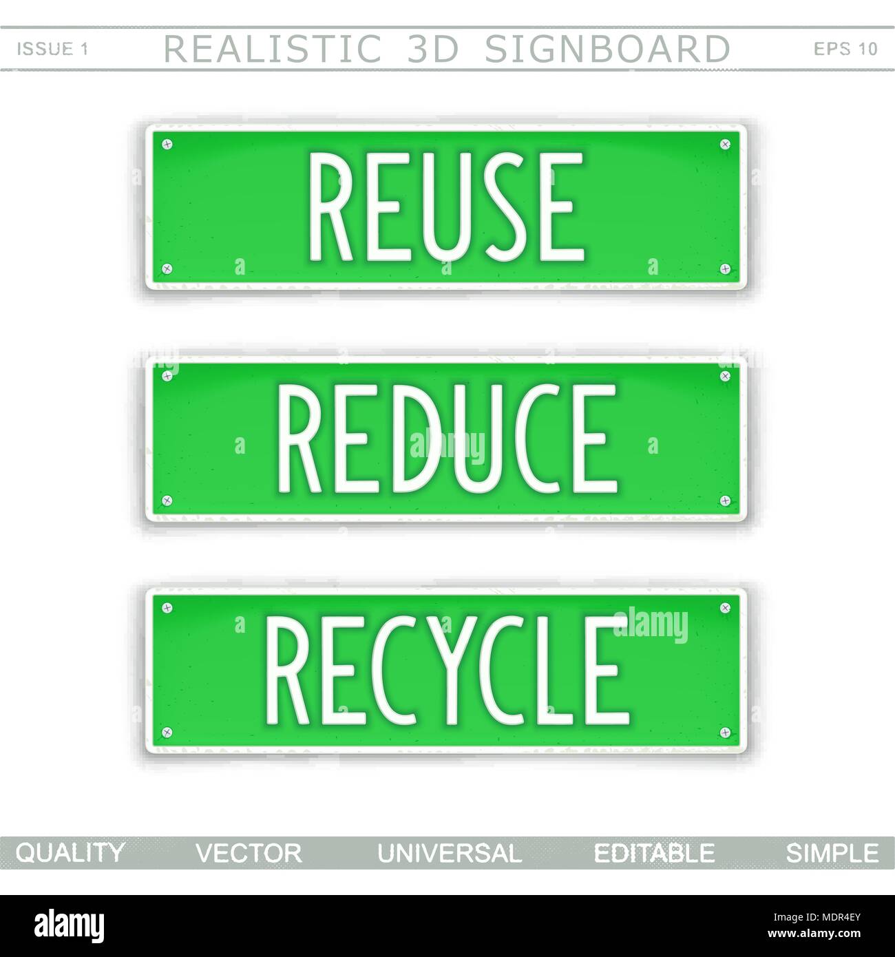 Green License Plate Stock Vector Images - Alamy