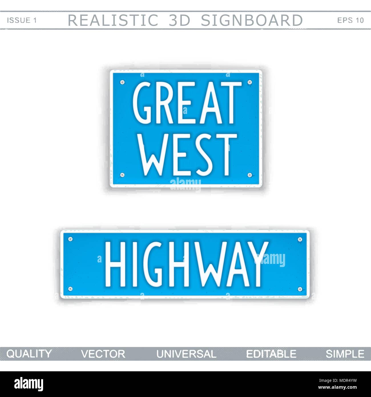 Convex road Stock Vector Images - Alamy