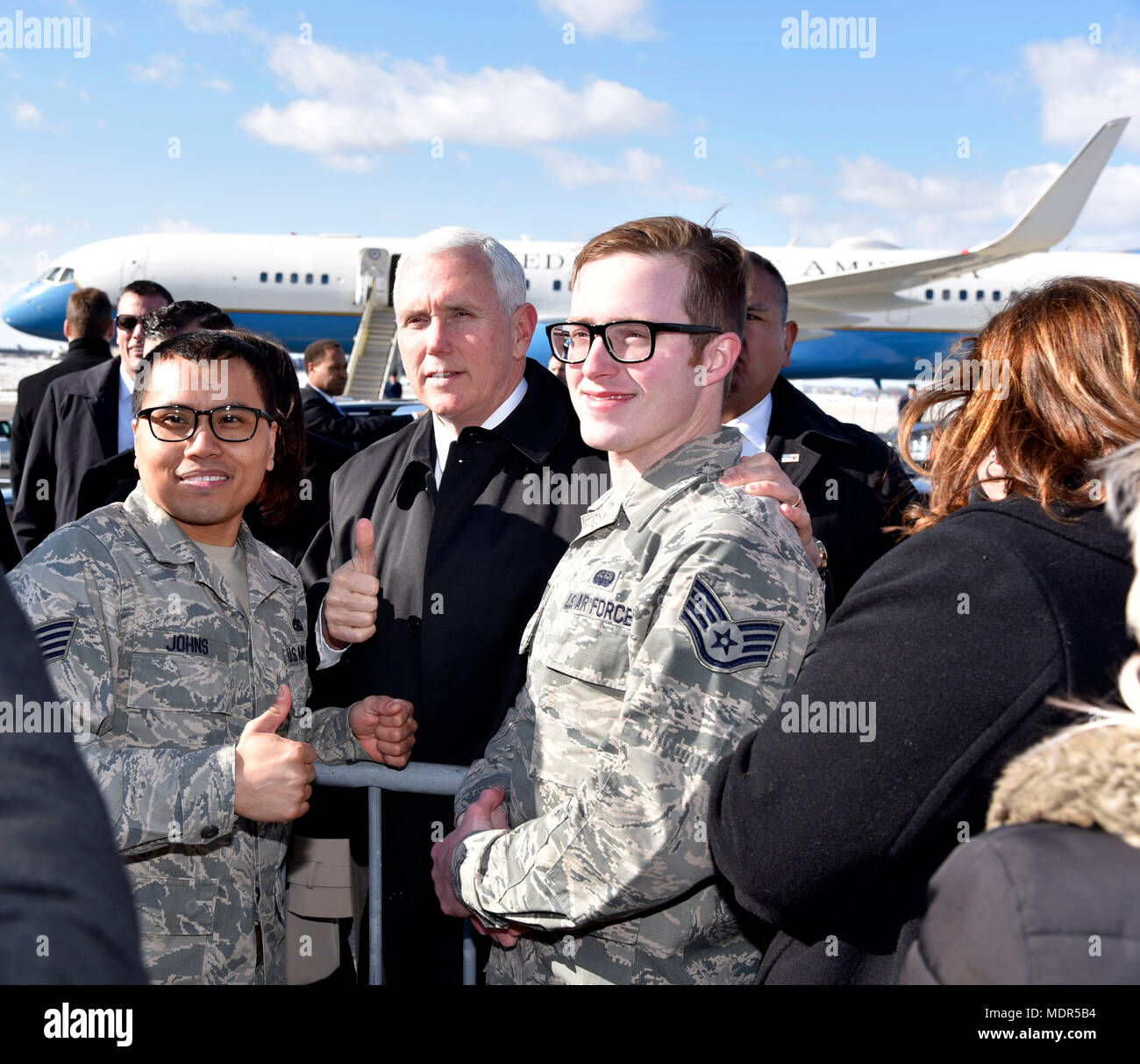 Maj. Gen. Leonard Isabelle, Col. Bryan Teff and Col. Josiah Meyers ...