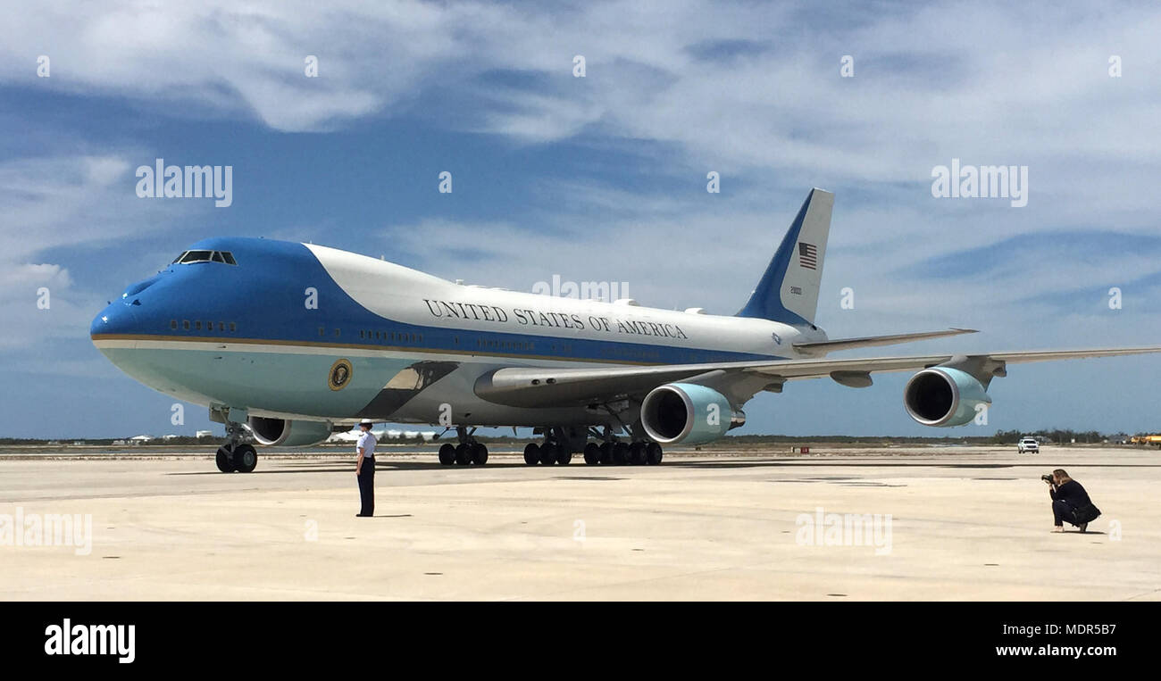 KEY WEST, Florida (April 19, 2018) Air Force One arrives at Naval Air ...