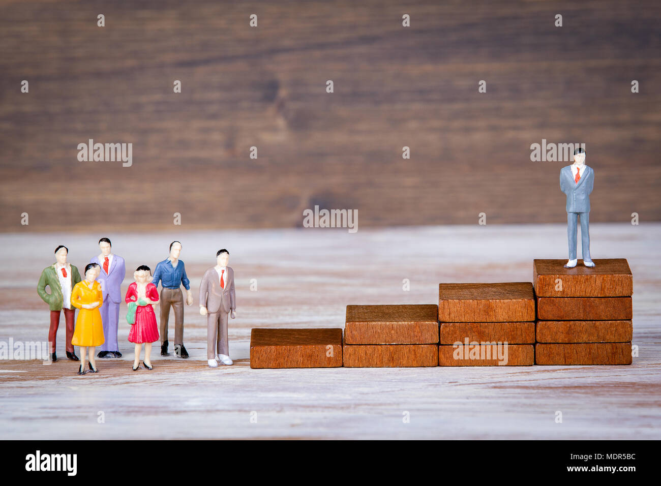 Career ladder. The future of work, competition and business background ...