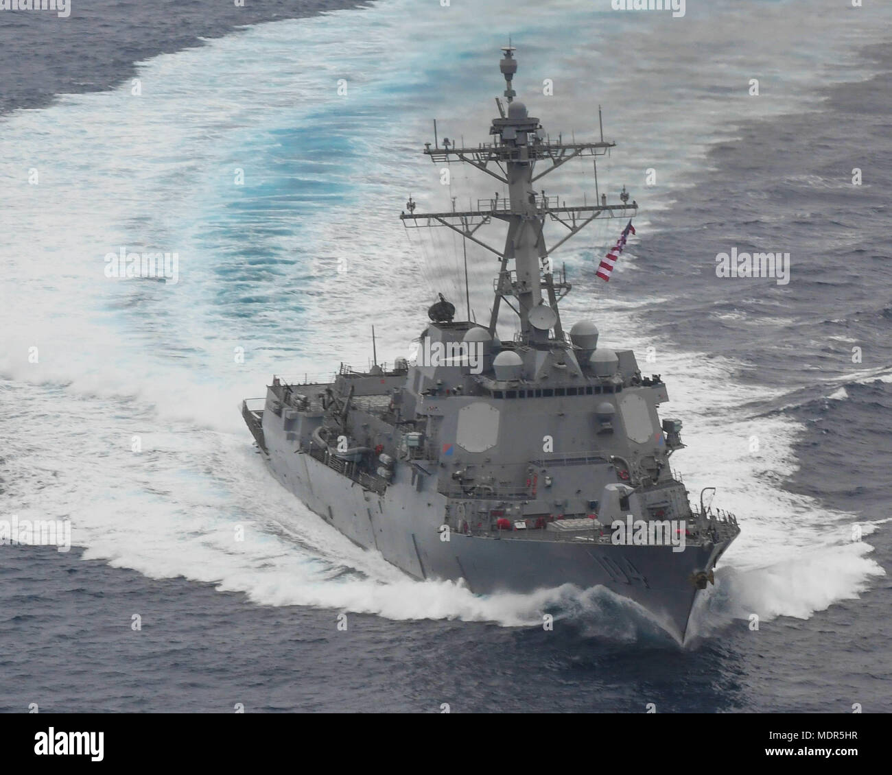 180417-N-FN963-0343 PHILIPPINE SEA (April 17, 2018) The Arleigh Burke ...
