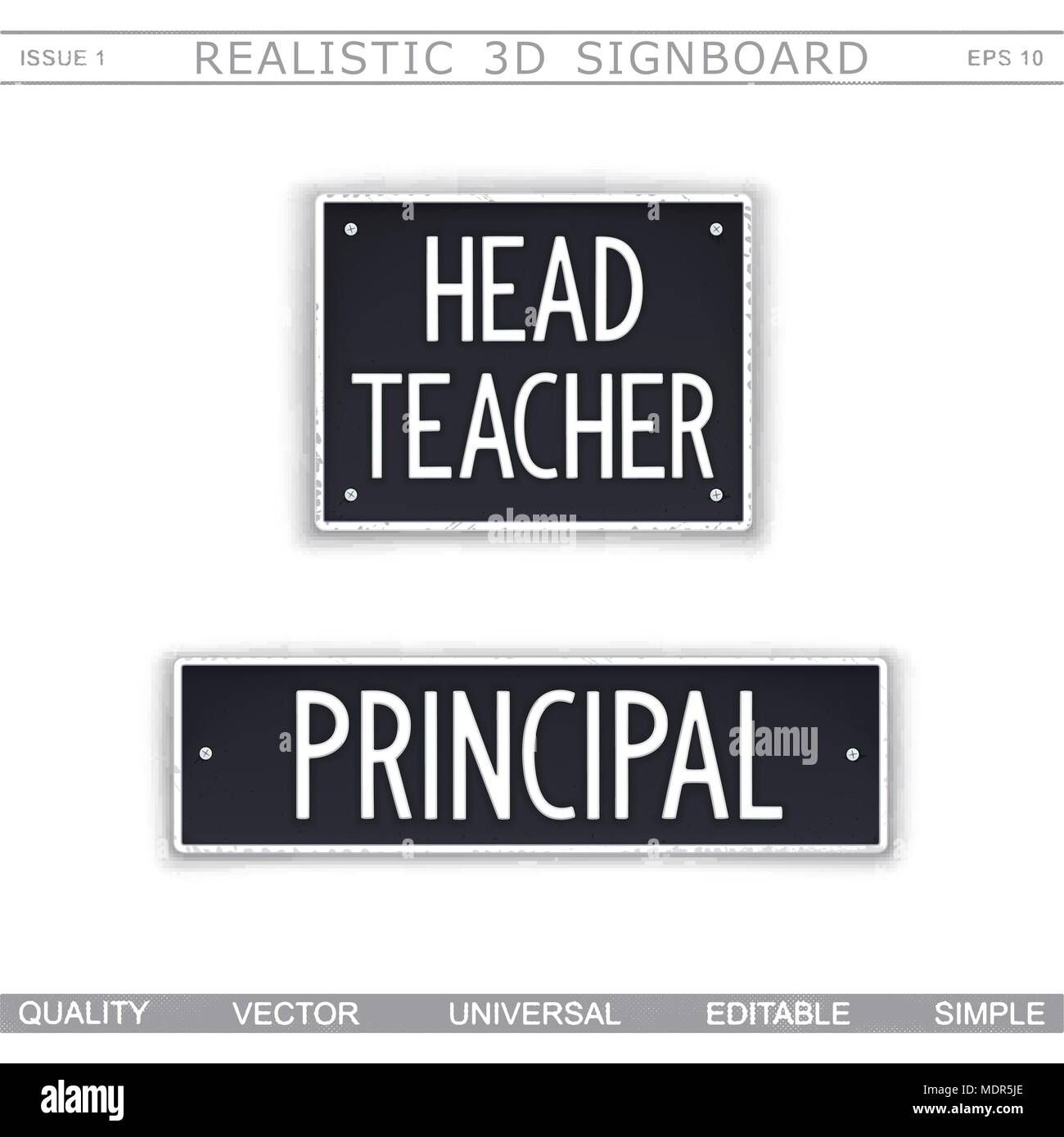 Principal of the university Stock Vector Images - Alamy