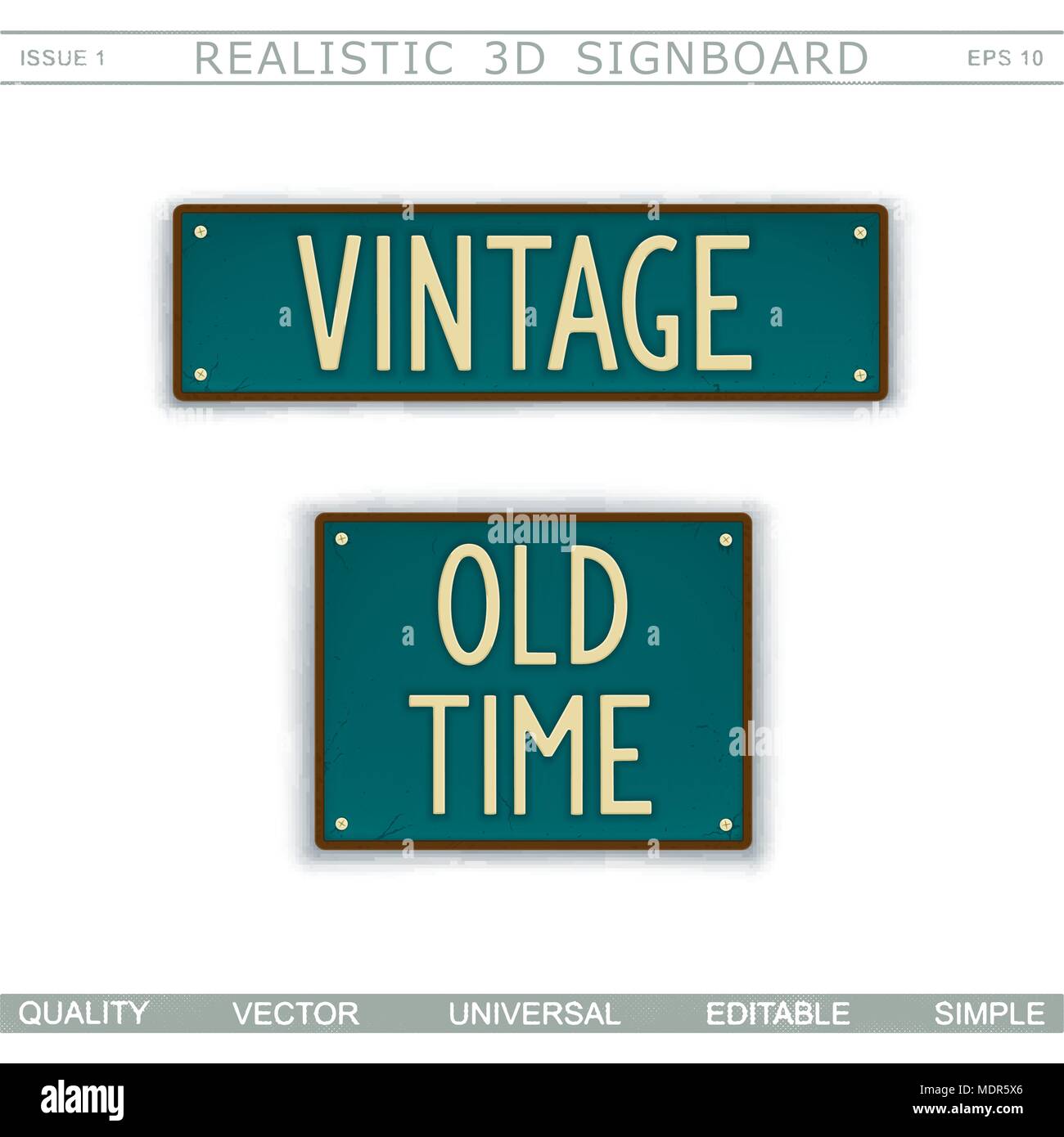 Old Time Signs Board