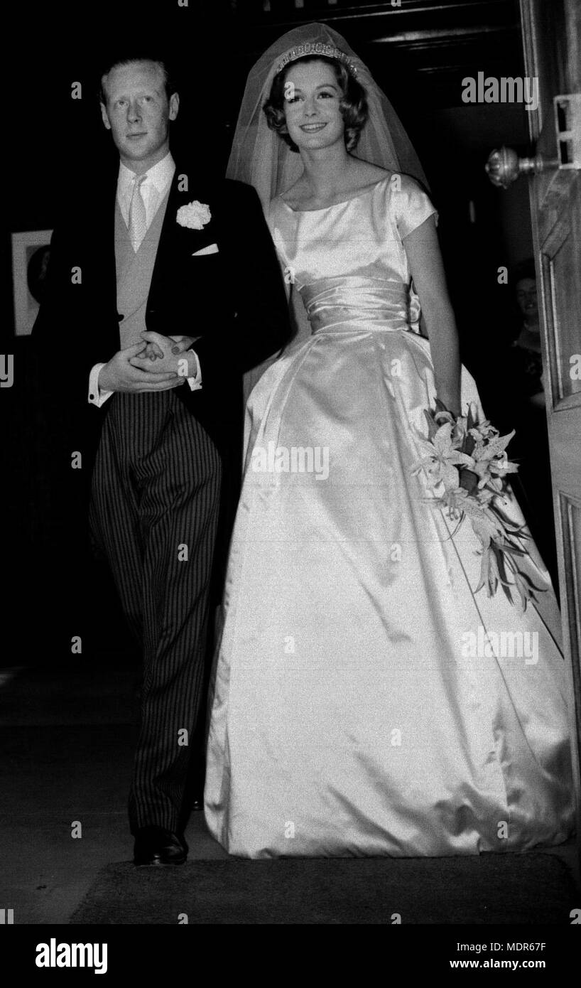 ROBIN DOUGLAS WEDDING TO BRIDE SANDRA PAUL AT ST. JAMES'S CHURCH ...