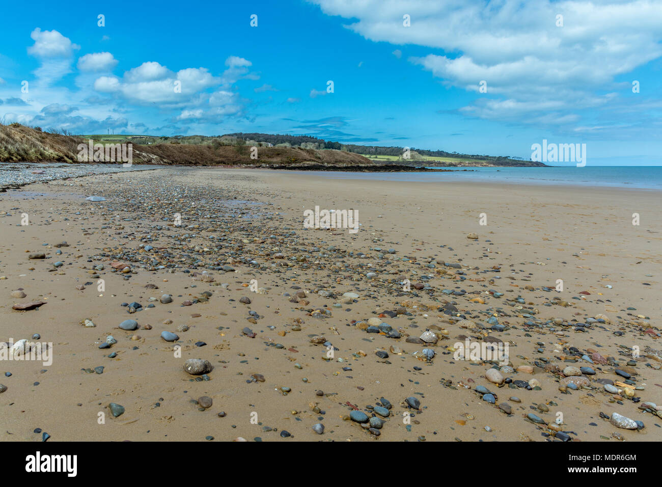 A view of Traeth yr Ora at Dulas on Anglesey, in North Wales Stock ...