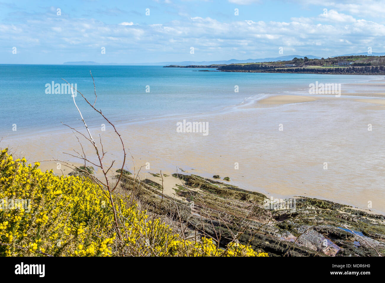 A view of Lligwy beach on Anglesey, in North Wales Stock Photo - Alamy