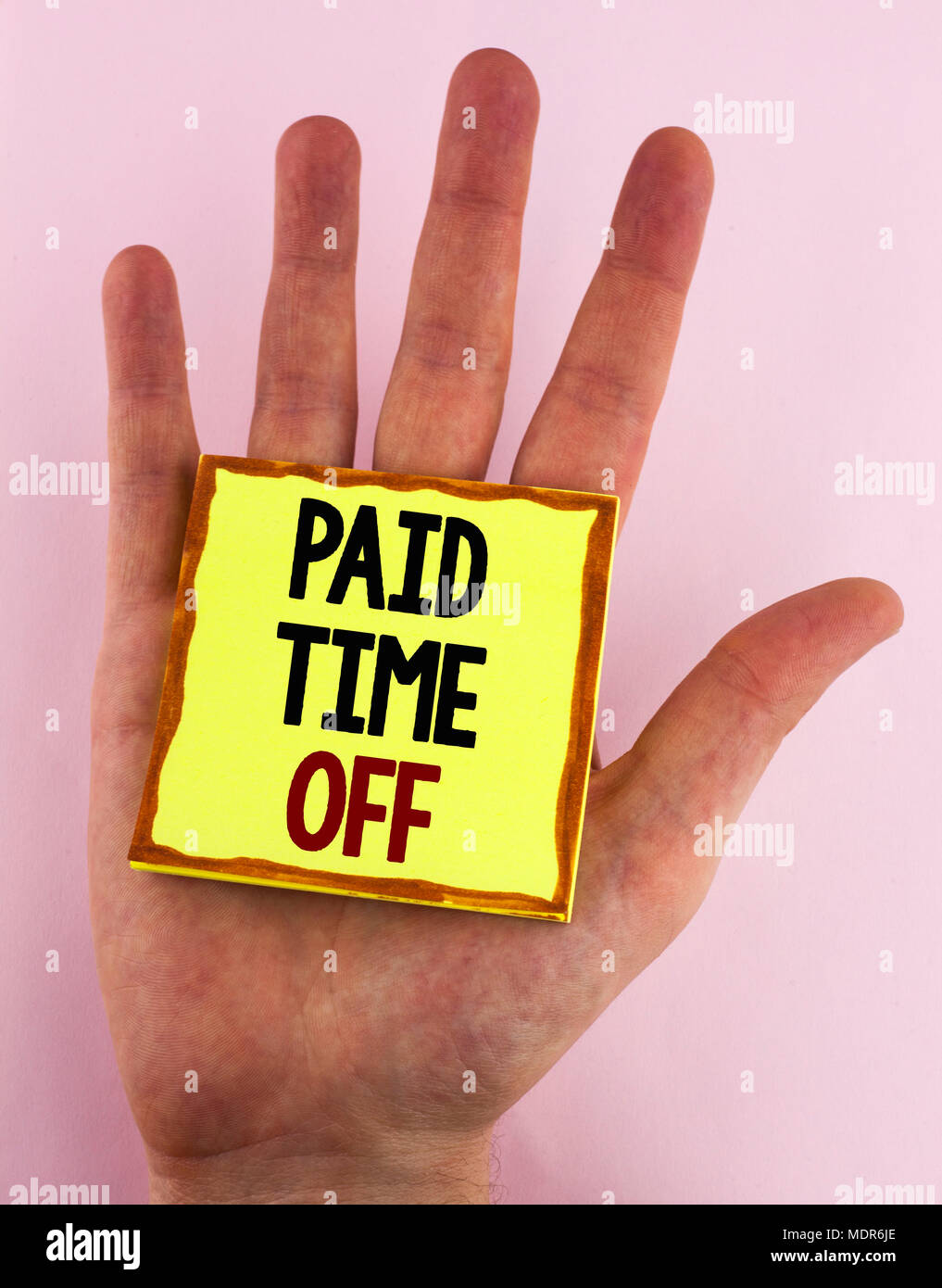 Word writing text Paid Time Off. Business concept for vacation with ...