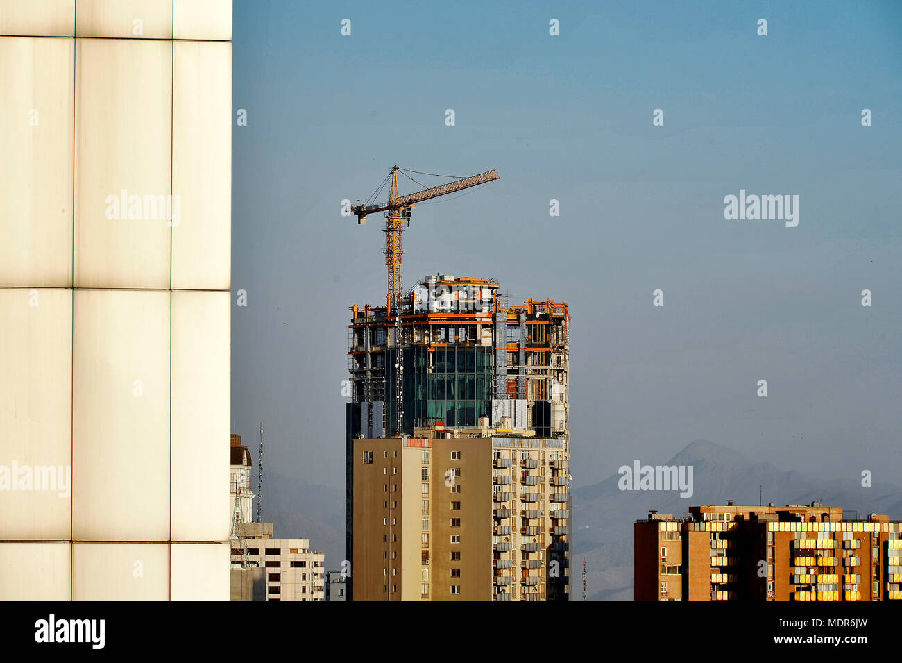 New buildings under construction, Tehran Stock Photo - Alamy
