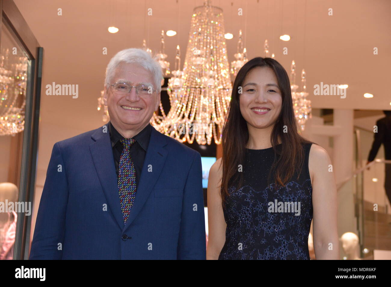 Winfried Stoecker und seine Frau Lei Zhu modehaus am postlatz goerlitz ...