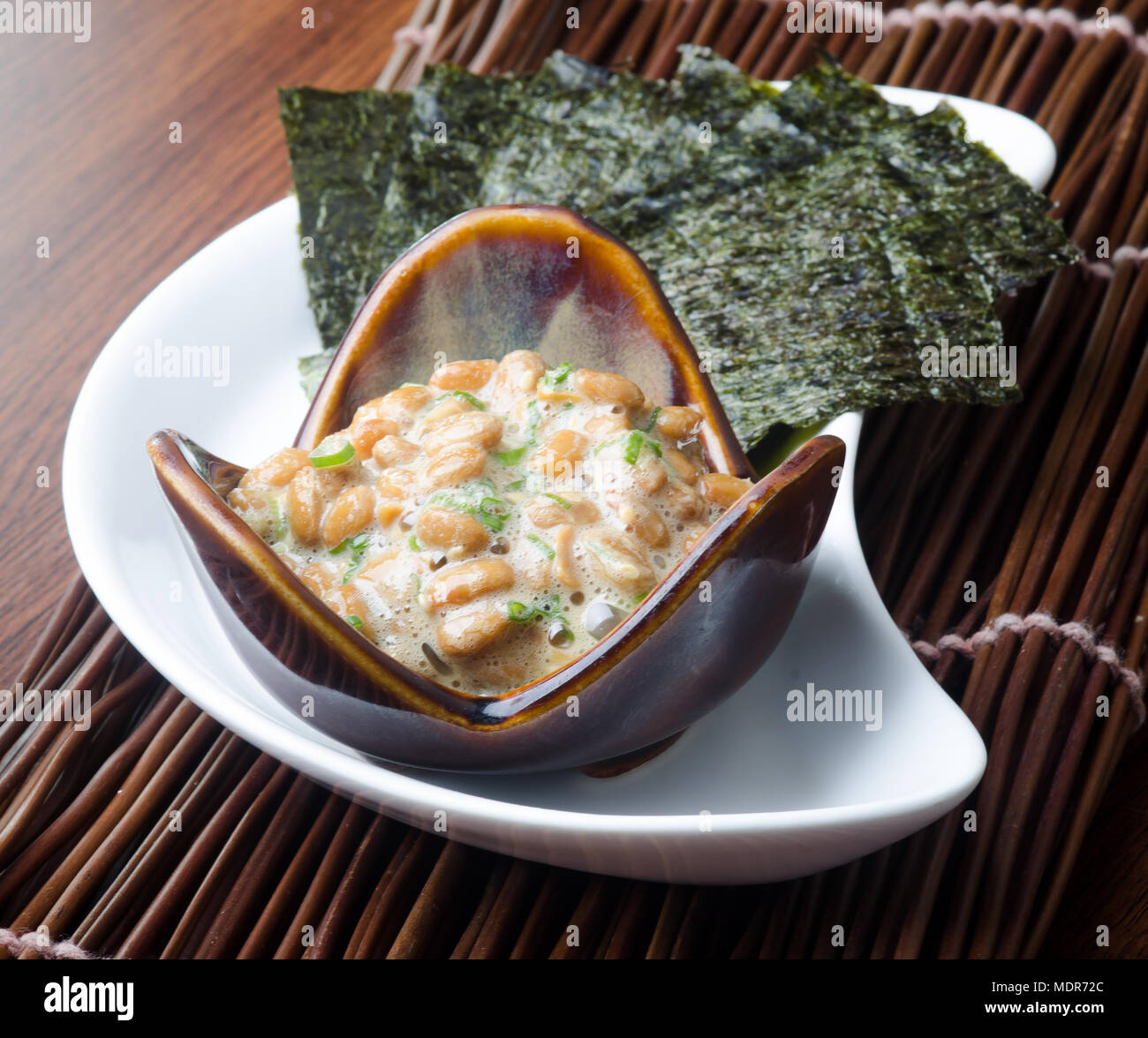 japanese natto on a background Stock Photo - Alamy