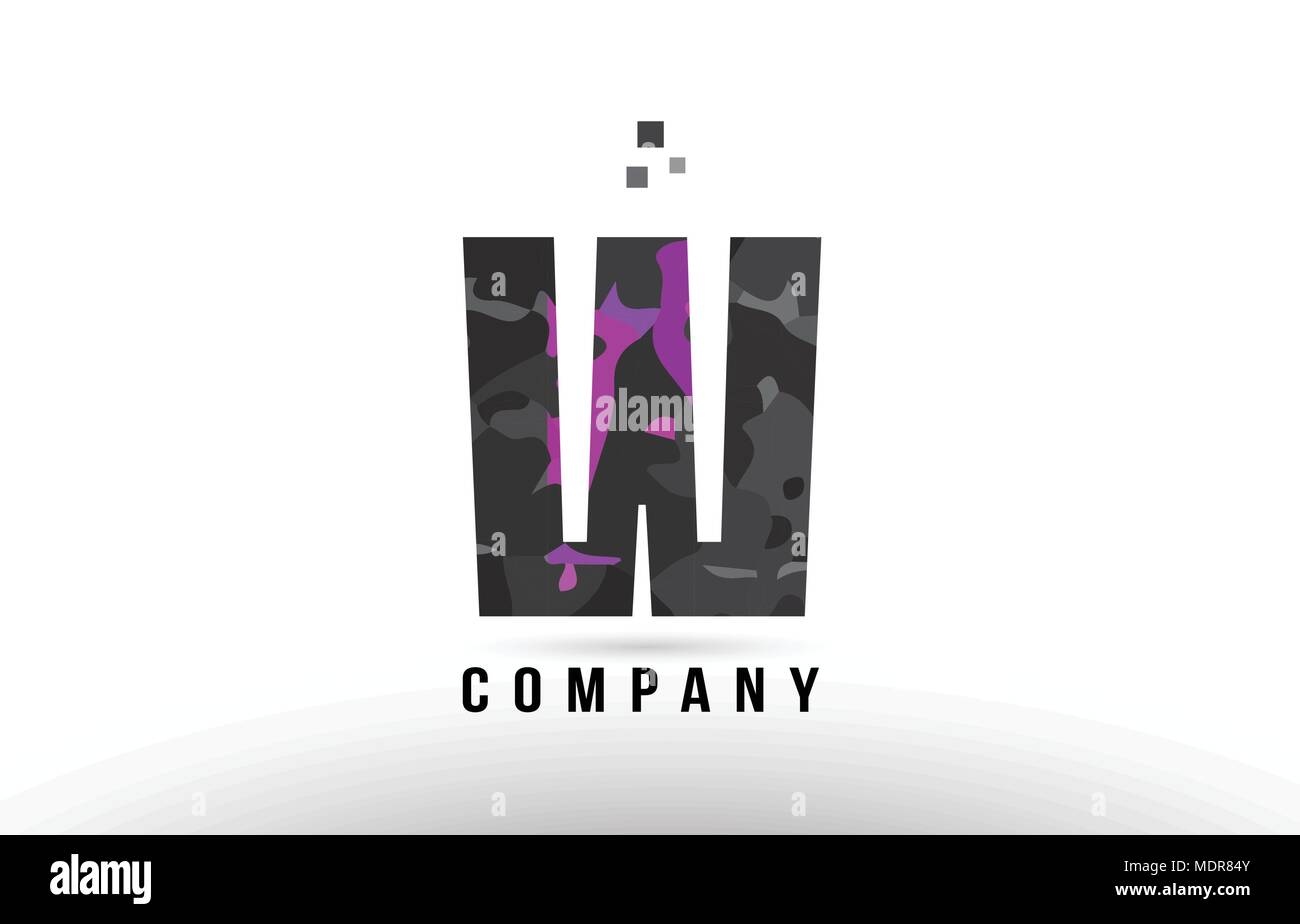 Purple W Letter High Resolution Stock Photography and Images - Alamy
