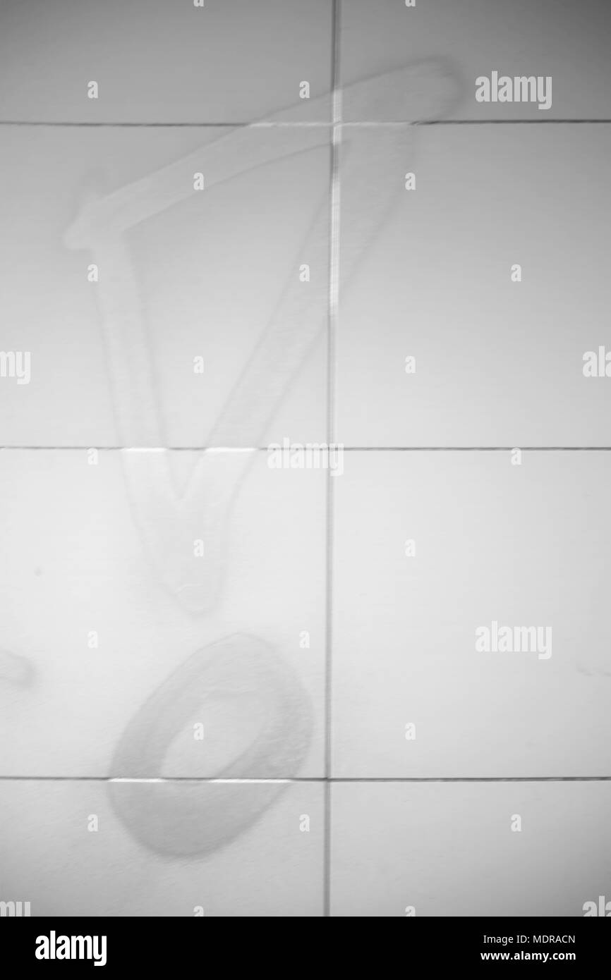 Exclamation mark symbol on Black and White Stock Photos & Images - Alamy