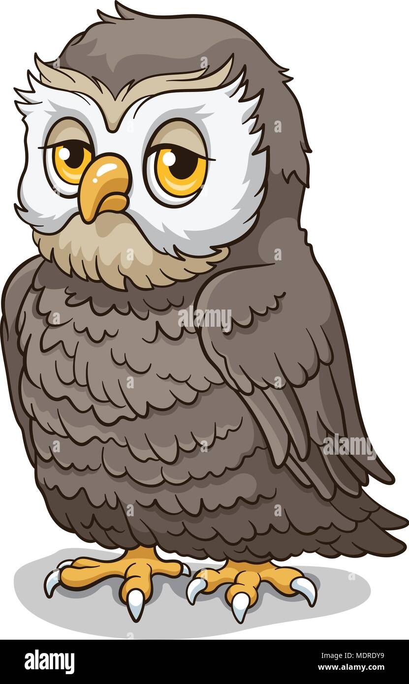 Sad Owl Clipart