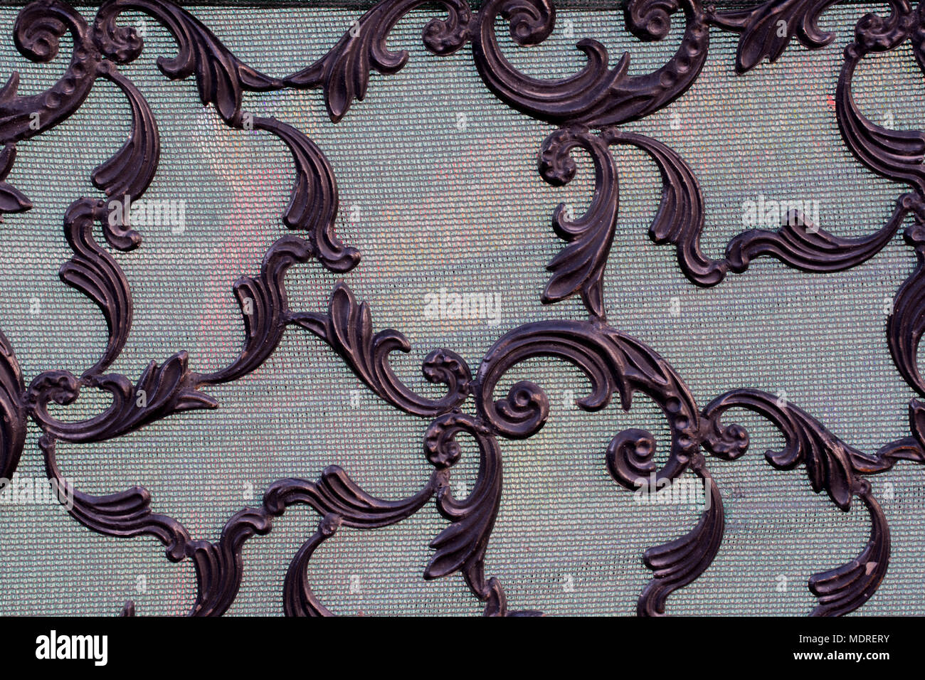 Example of Ottoman art patterns applied on metals Stock Photo - Alamy