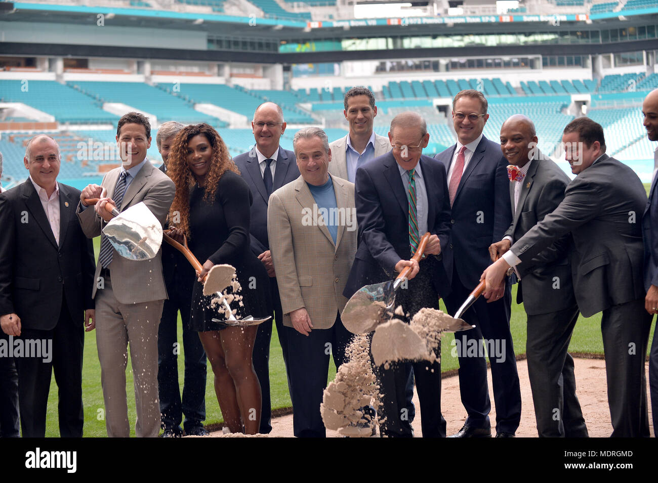 Miami Open Hard Rock Stadium Ground Breaking Ceremony at Hard Rock ...
