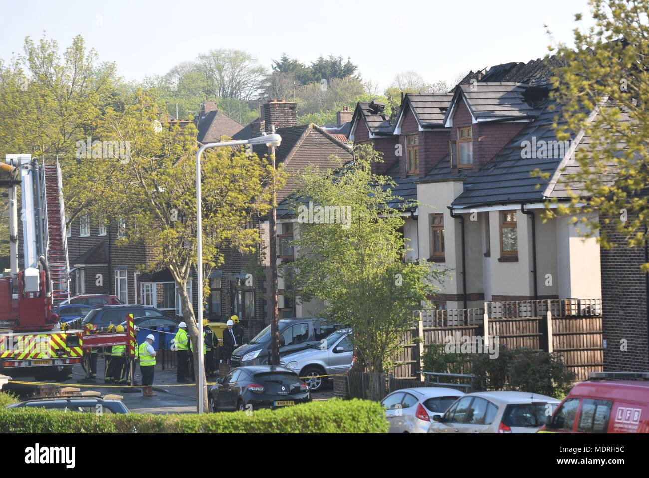 Emergency services attend the scene of a care home for adults with ...