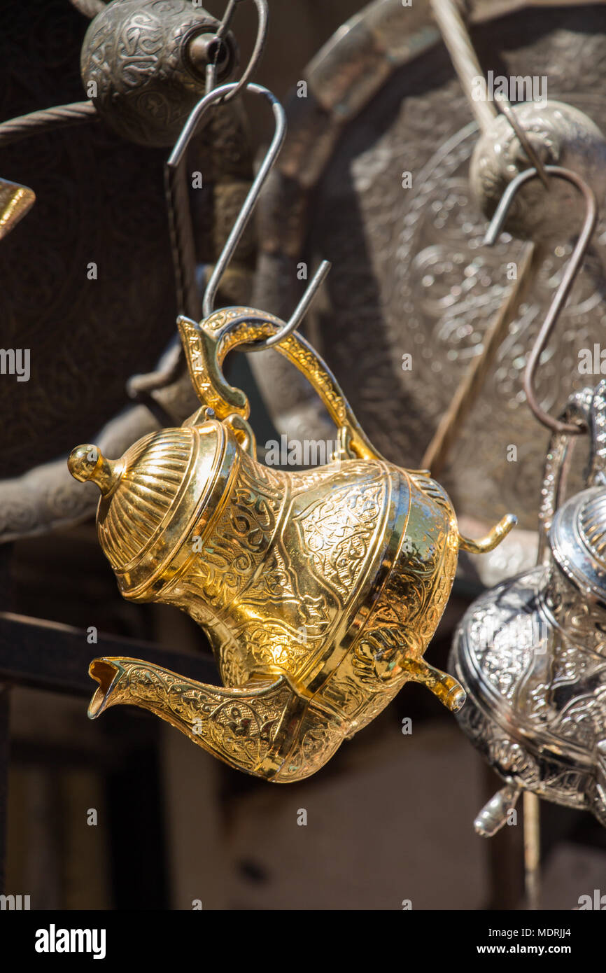 Turkish tea pot made in a traditional style Stock Photo - Alamy