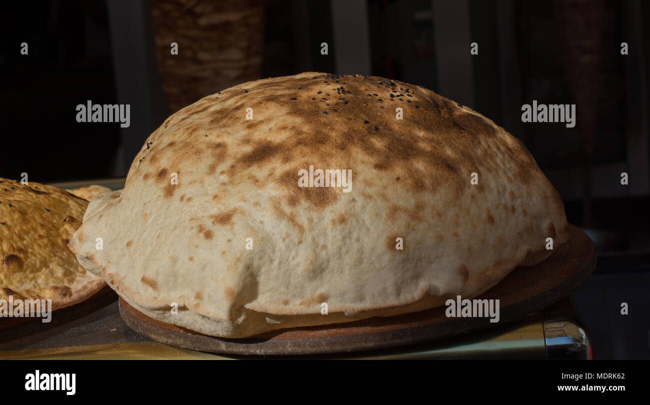 Traditional Turkish style made bread loaf Stock Photo - Alamy