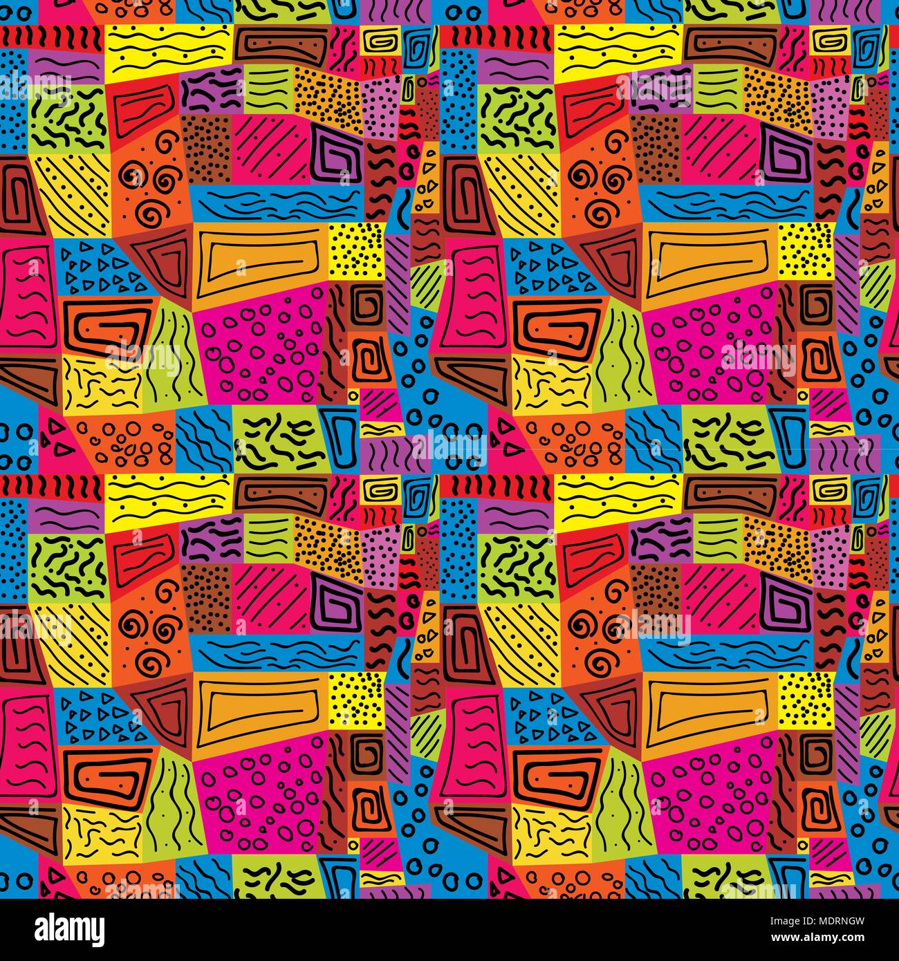 Seamless repeating ethnic pattern Stock Vector Image & Art - Alamy