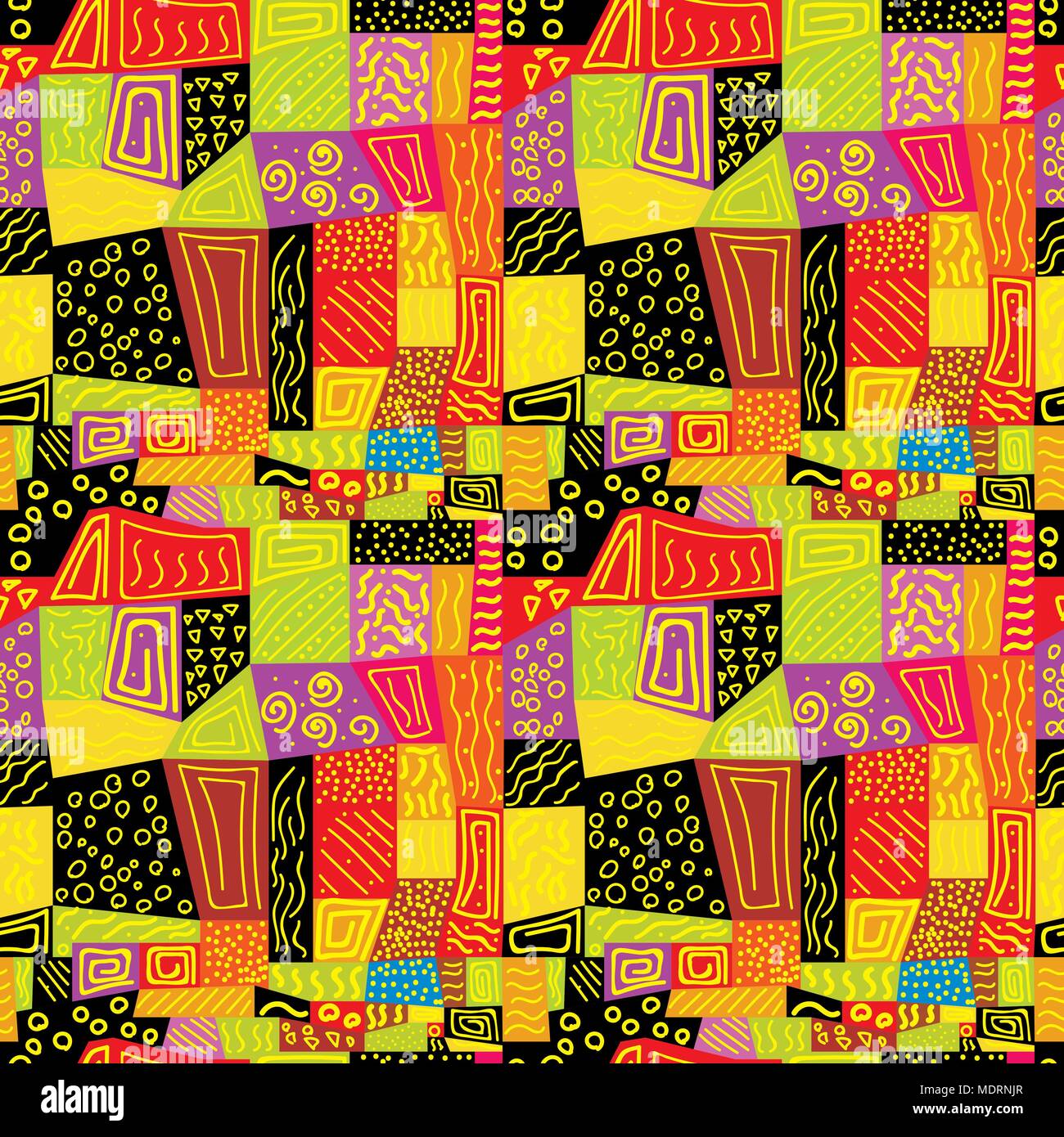 Seamless repeating ethnic pattern Stock Vector Image & Art - Alamy