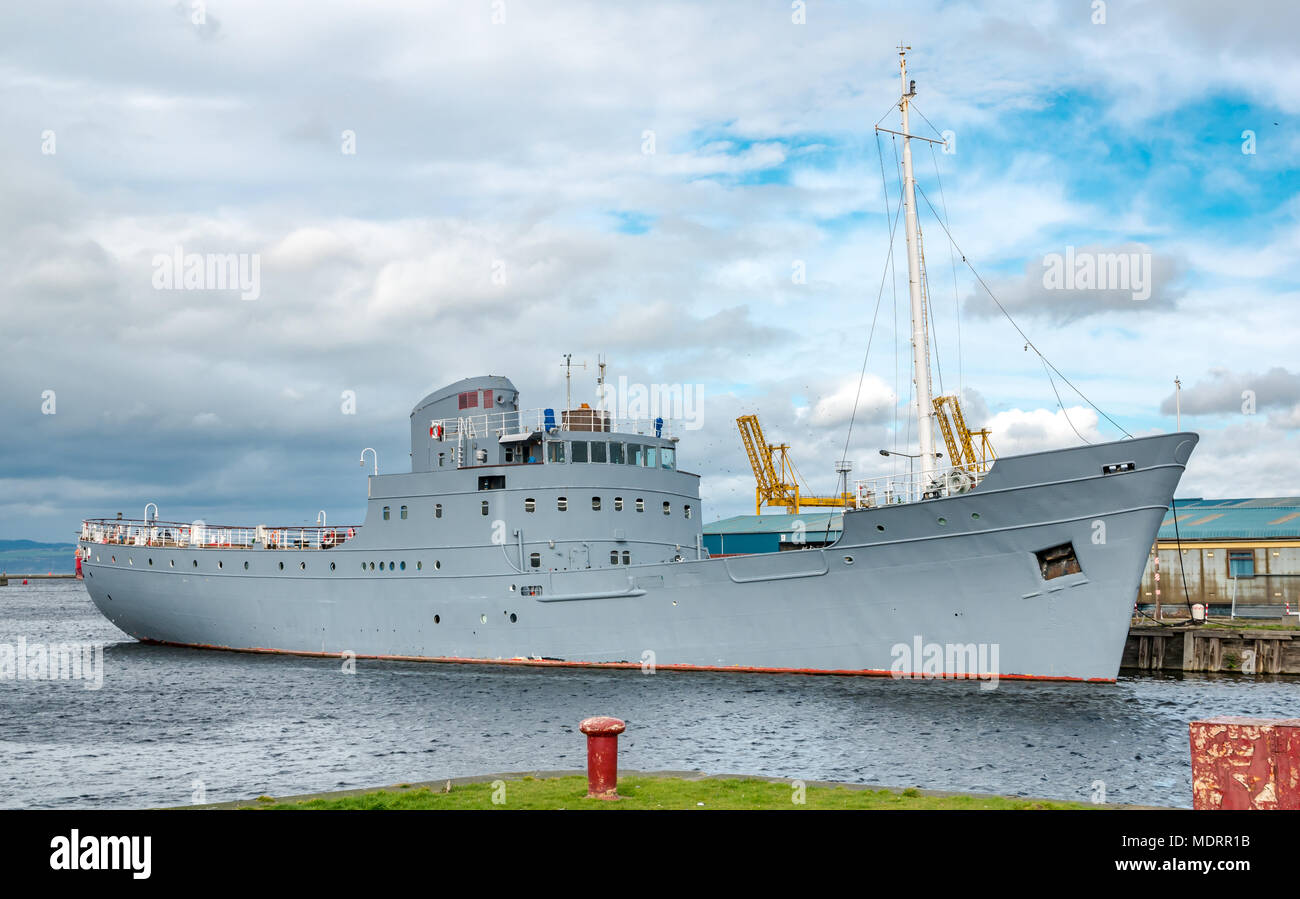 MV Fingal, lighthouse tender ship being converted to luxury floating ...