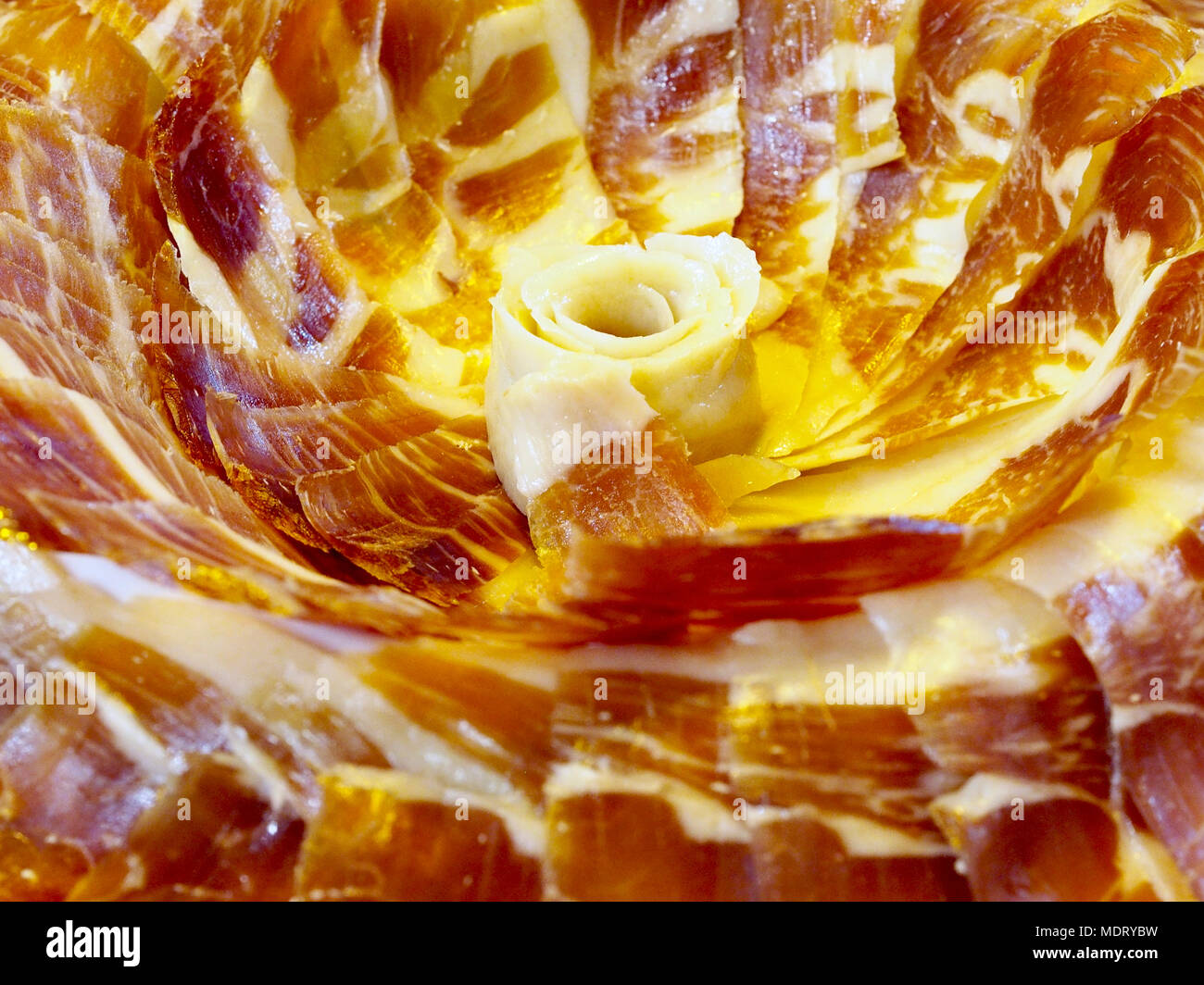 Sliced serrano ham hi-res stock photography and images - Alamy