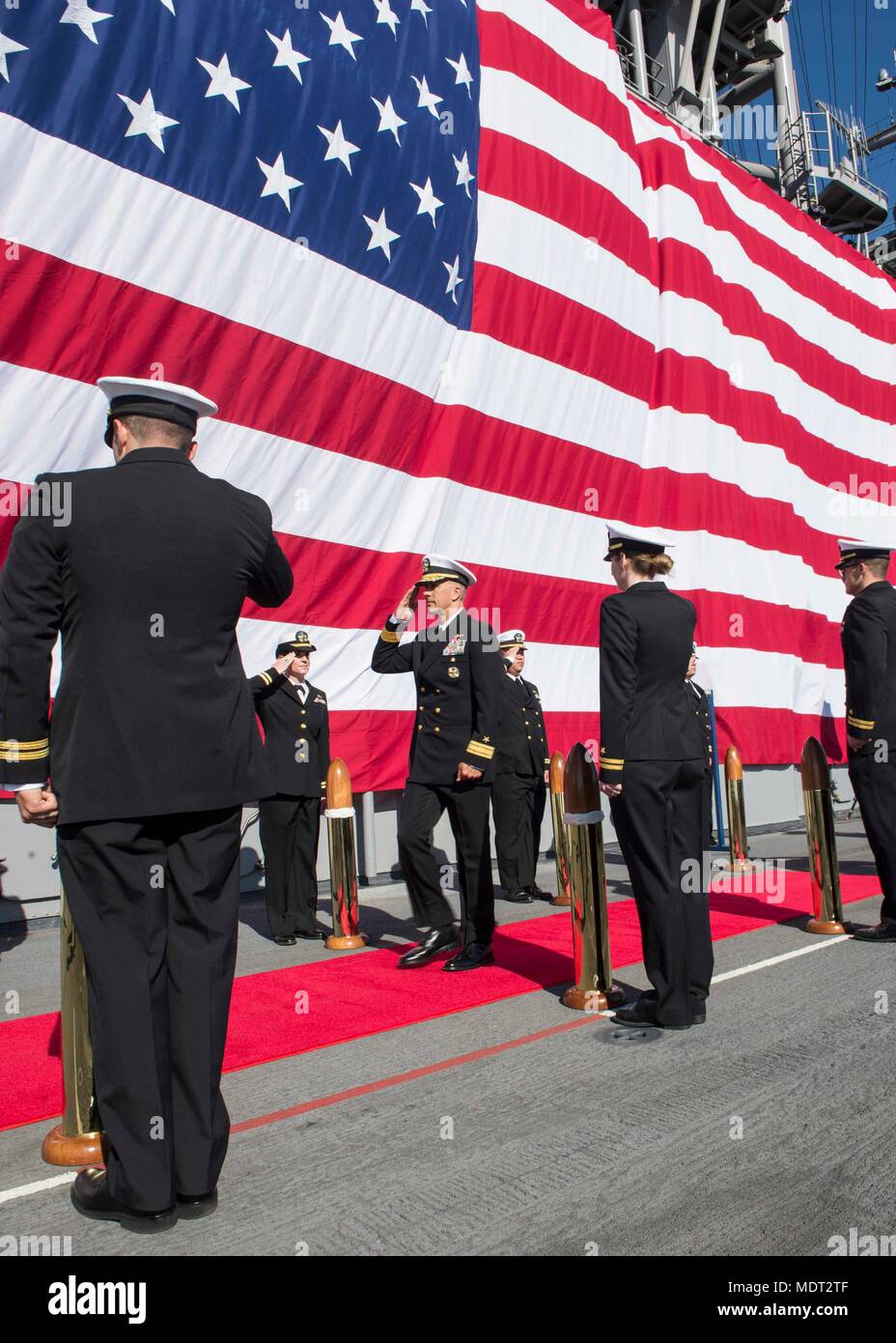 171201-N-UG095-127 SAN DIEGO (Dec. 01, 2017) Rear Adm. Cathal O’Connor ...