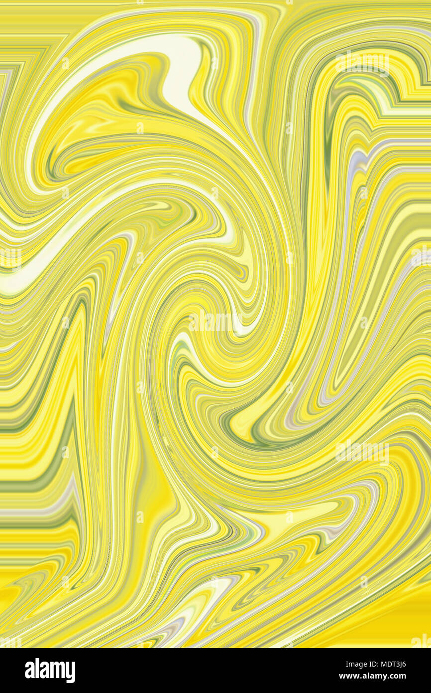 Psychedlic patterns in shades of yellow, green and white Stock Photo ...