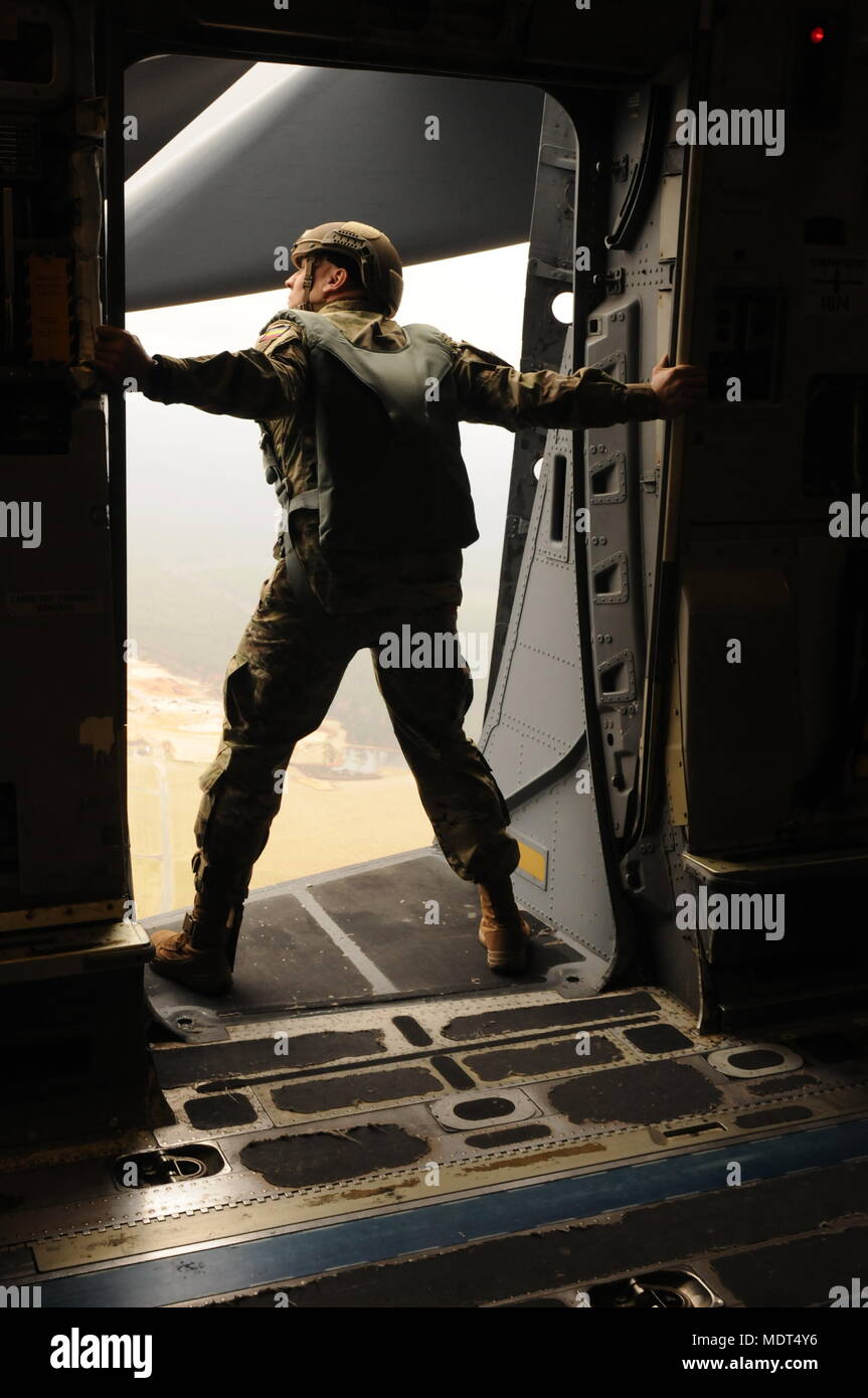 U.S. Army Cpt. Nicholas A. Prieto, a Jumpmaster with the 450th Civil ...